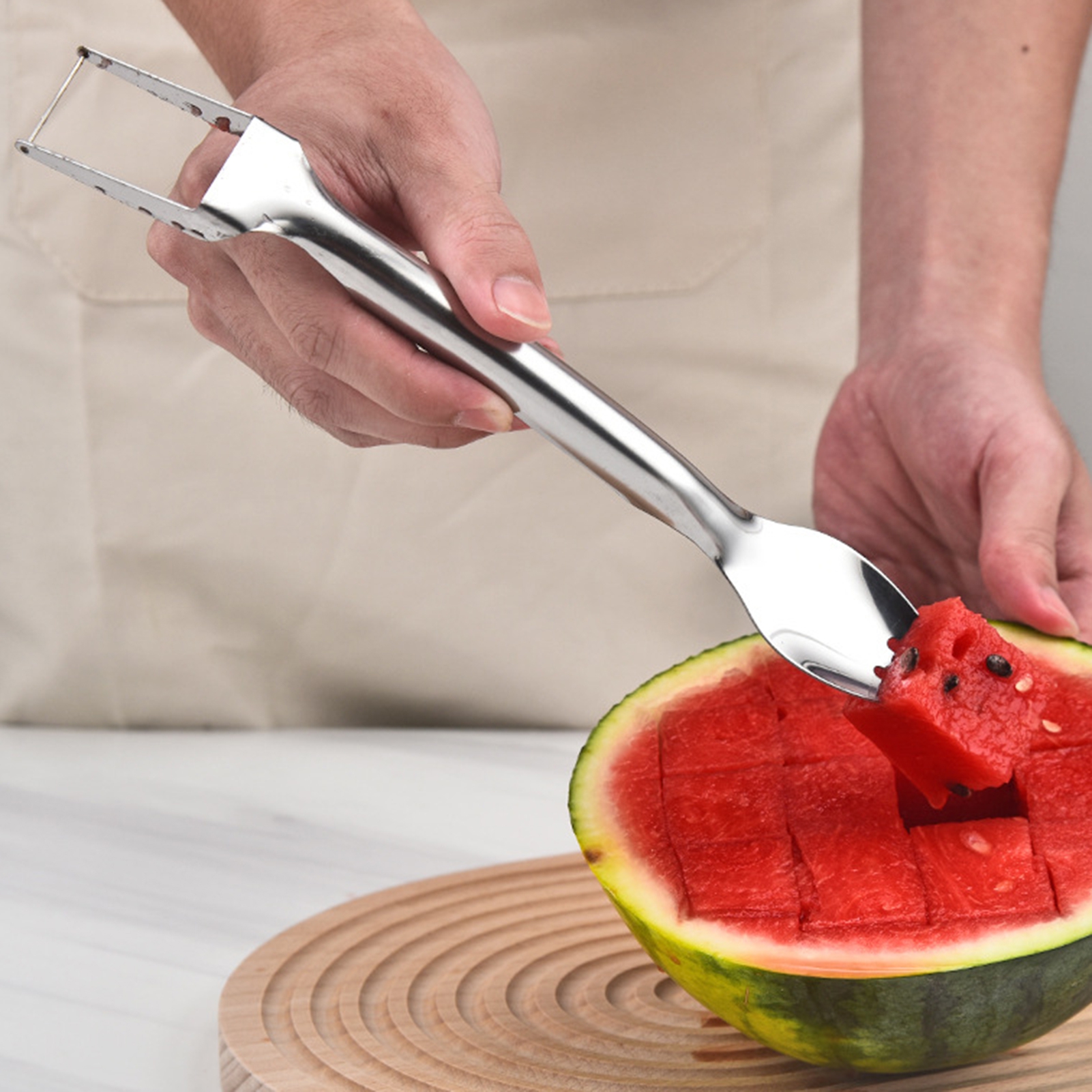 Xeyise Watermelon Slicer Easy to Clean Convenient Watermelon Cutting ...