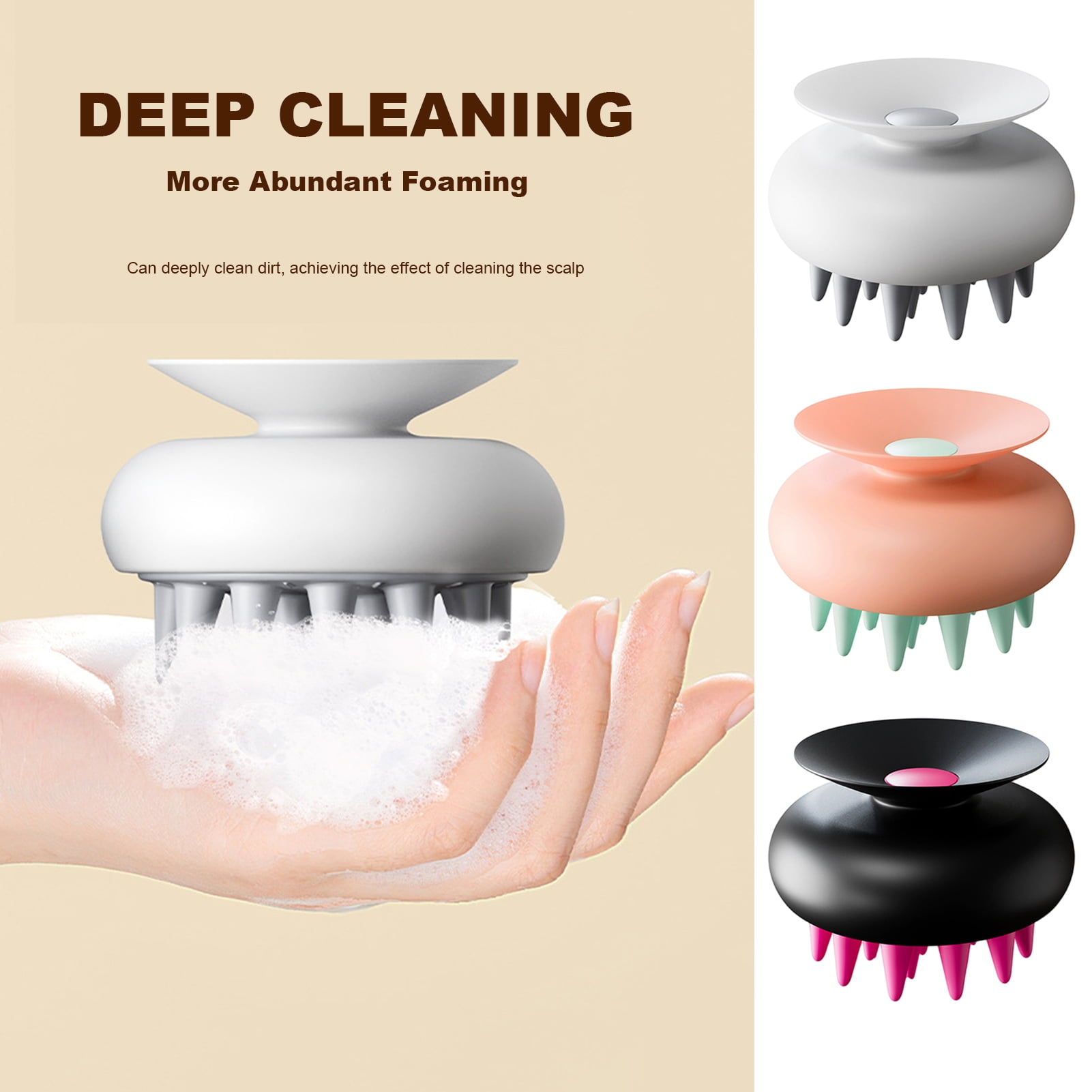 Xeyise Waterproof Scalp Massager Hair Growth Dandruff Removal Portable ...