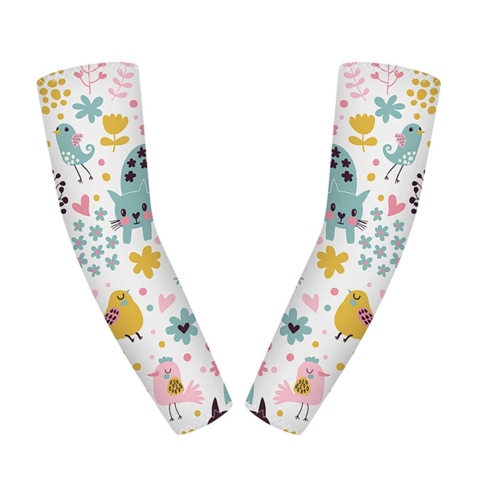 Xfvqtps Arm Sleeves for Kids UV Sun Protection Armguard Sleeves ...