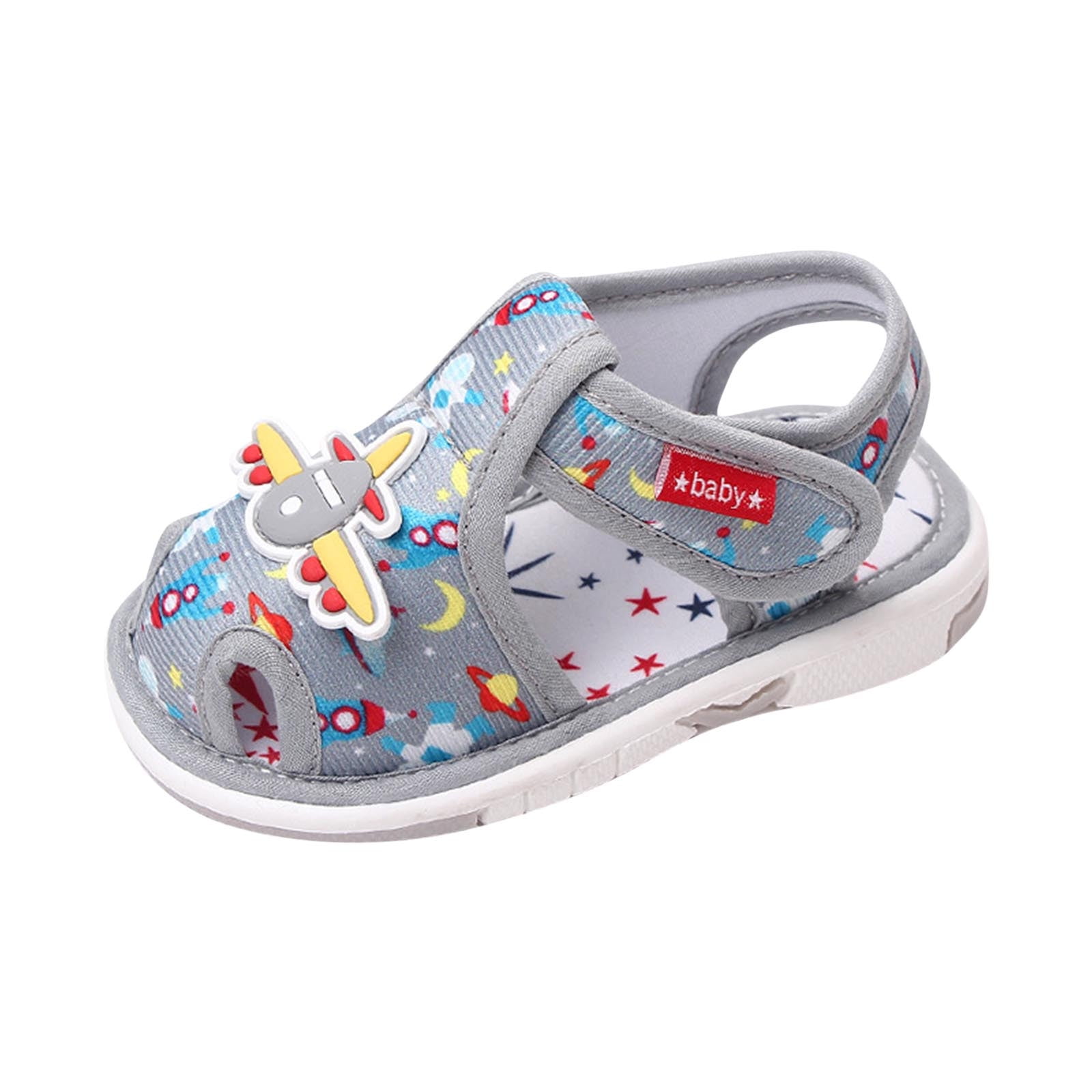 Xfvqtps Baby Boys Squeaky Shoes Lightweight Breathable Premium Summer ...