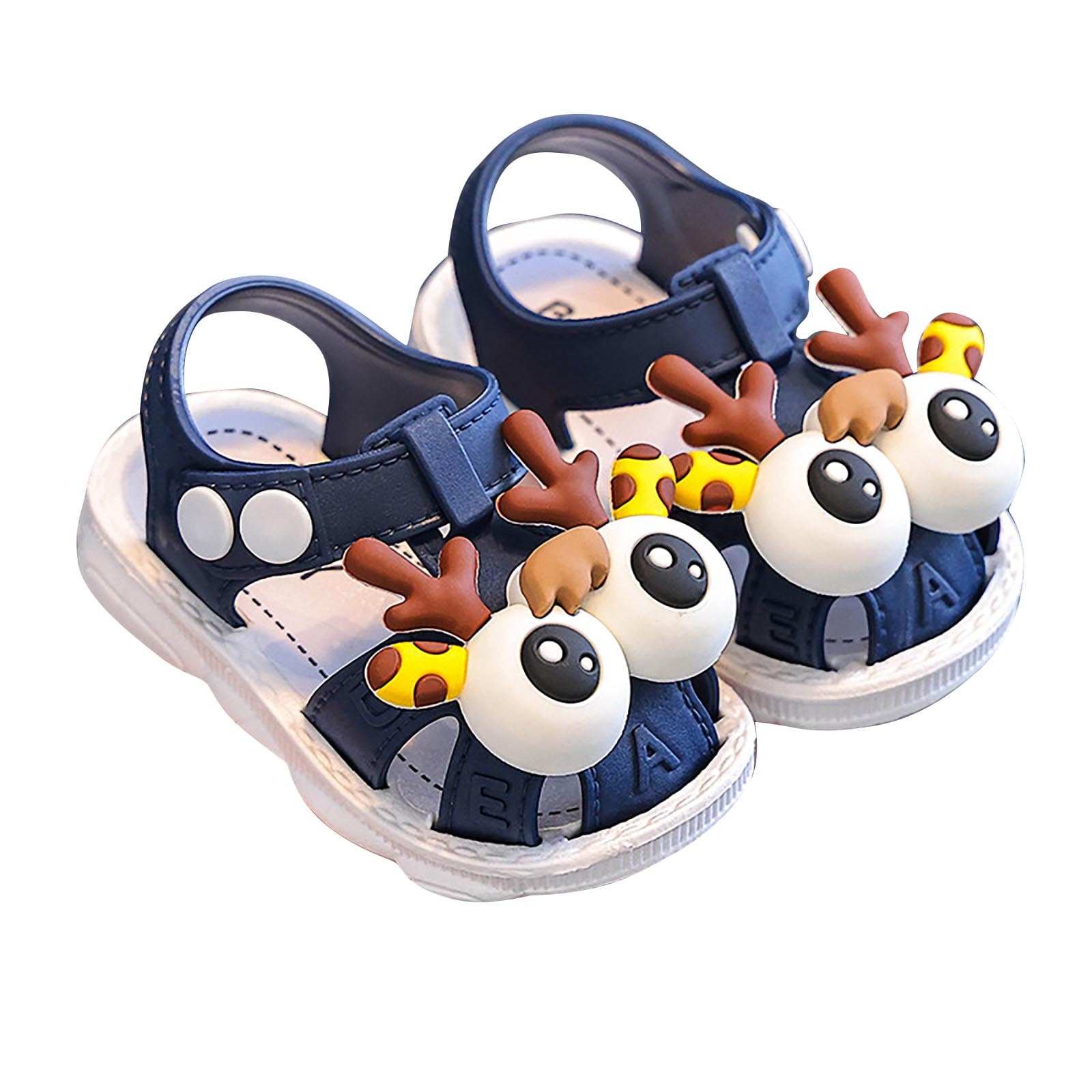 Xfvqtps Baby Infant Toddler Boys and Girls Squeaky Sandals Cute Cartoon ...