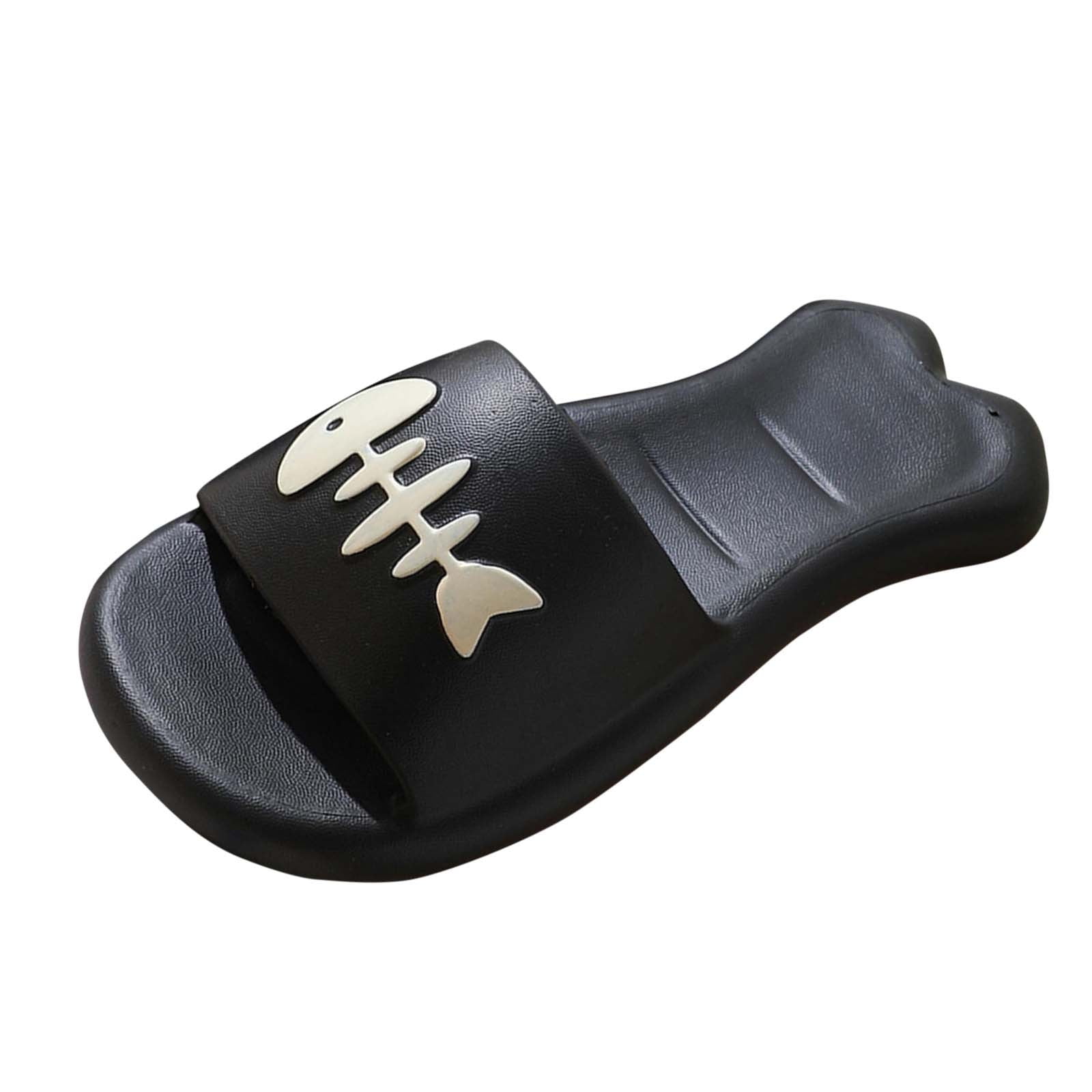 Xfvqtps Cute Slippers for Womens Open Toe Irregular Sole Soft Thick ...