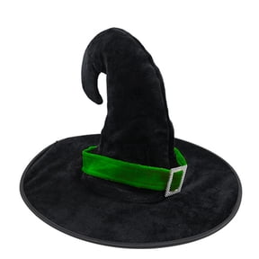 Xfvqtps Halloween Witch Hat Rhinestone Buckle Halloween Spire Hats for ...