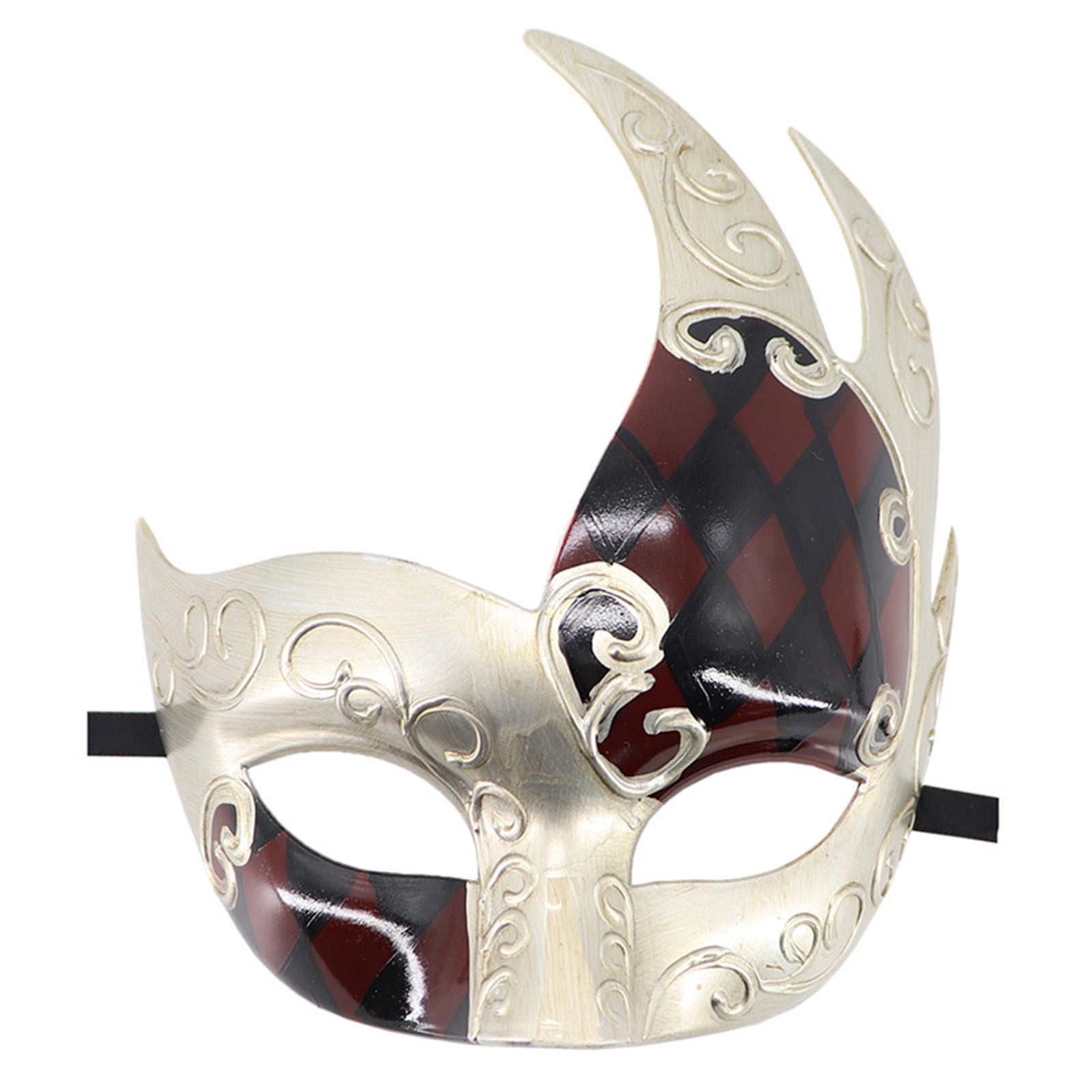 Xfvqtps Mardi Gras Mask for Men Masquerade Masks Half Face Carnival ...