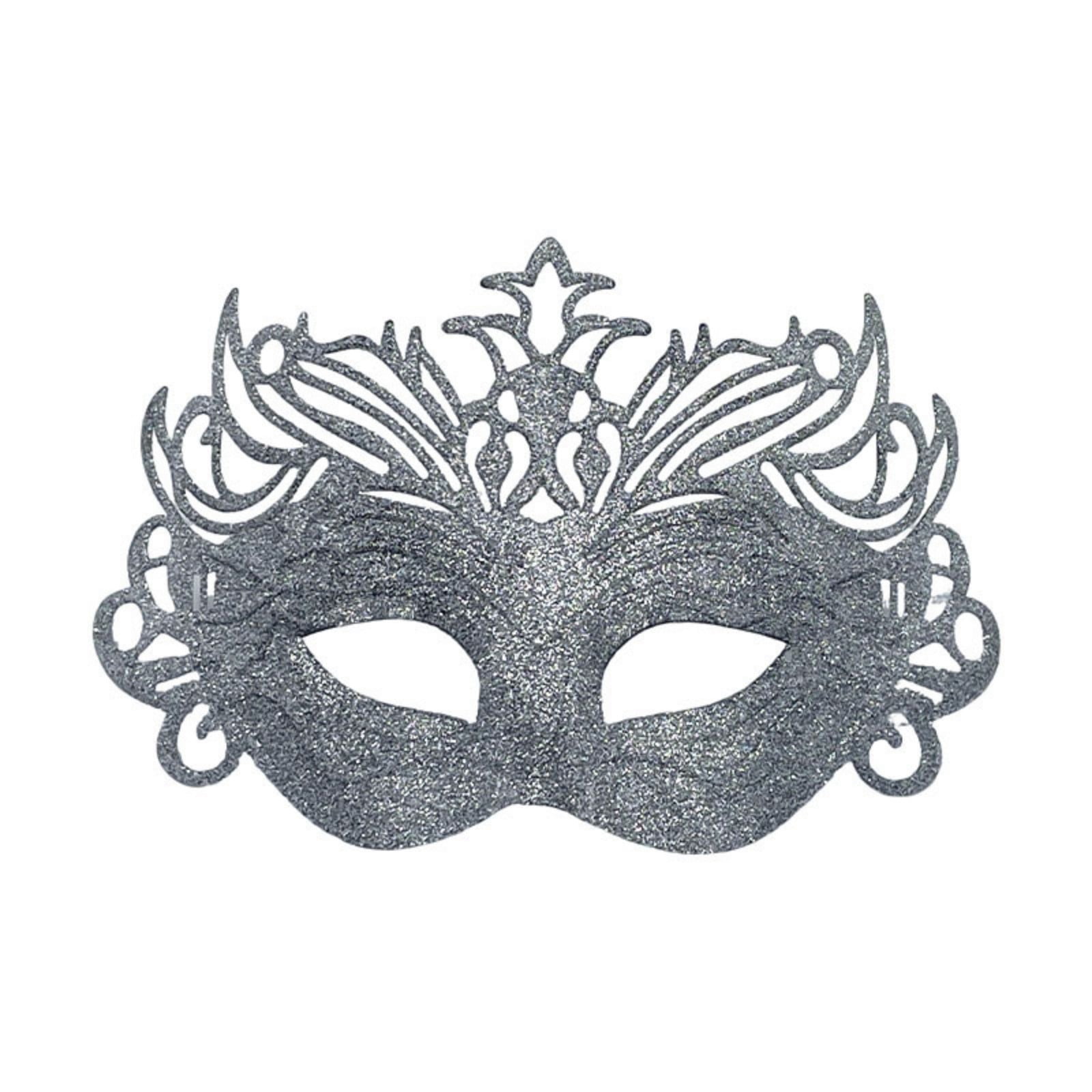 Xfvqtps Mardi Gras Mask for Women Masquerade Masks Half Face Flash ...