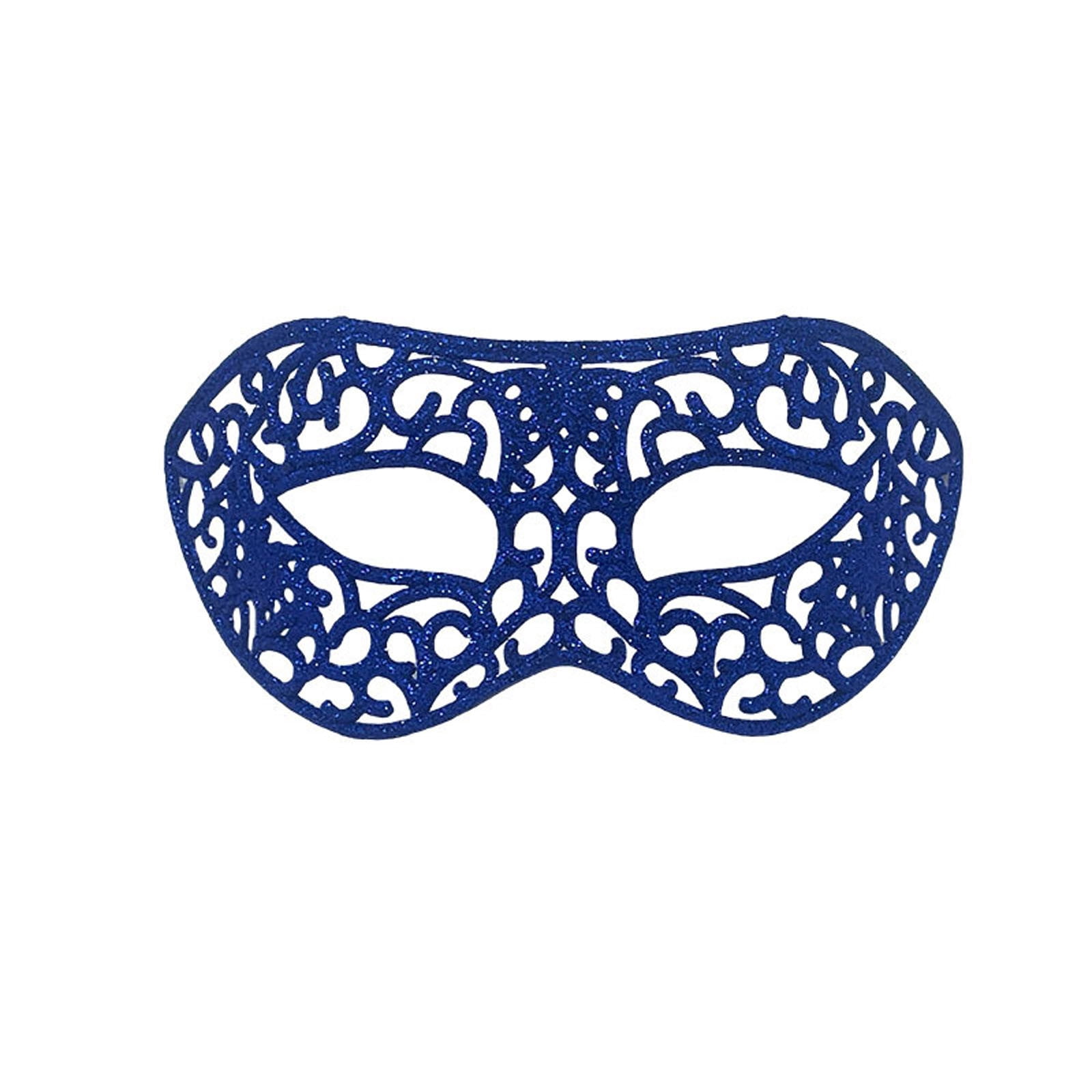 Xfvqtps Masquerade Mask for Men Half Face Glitter Sparkly Holiday ...