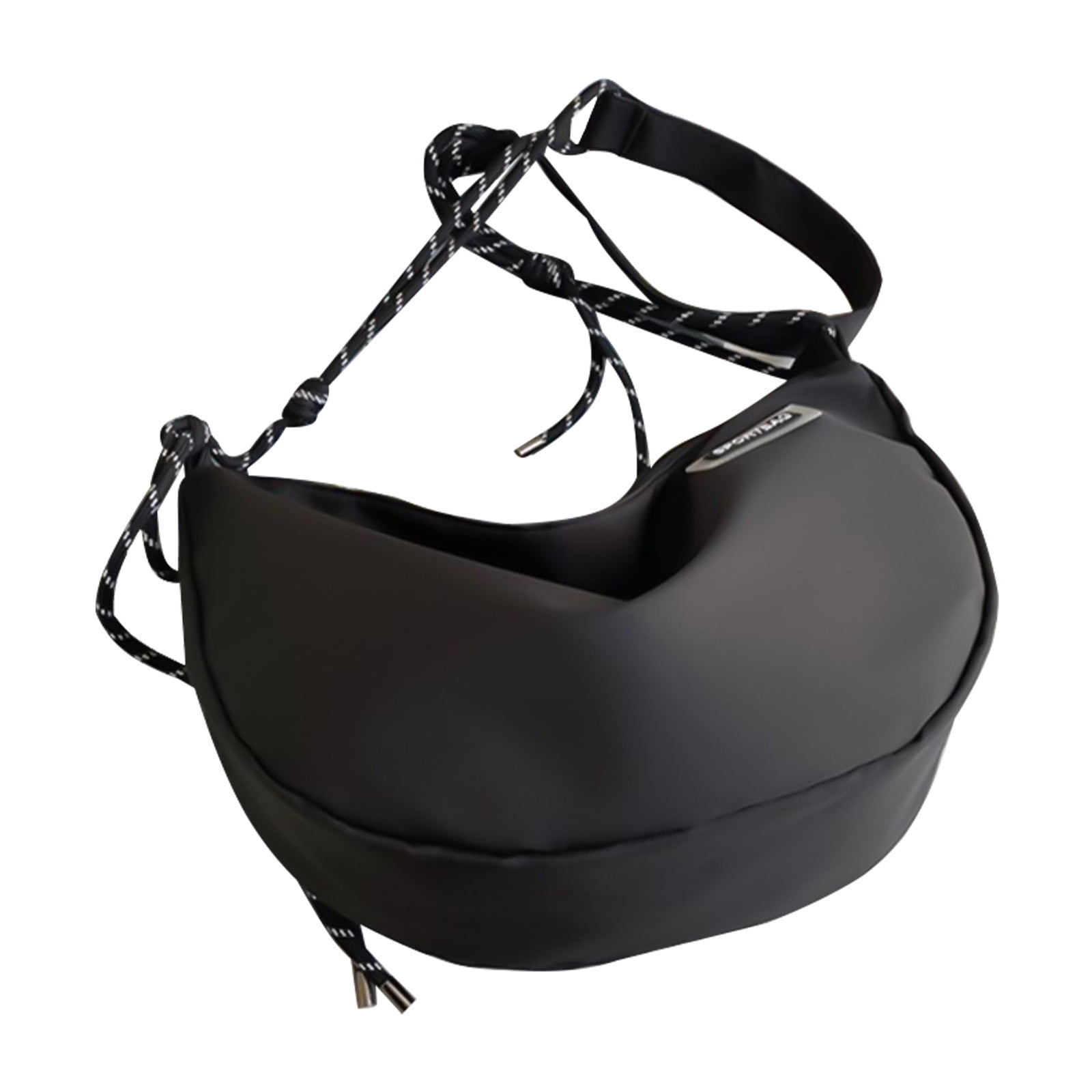 Xfvqtps Mens and Womens Crossbody Bag Splicing Shoulder Straps Draw ...