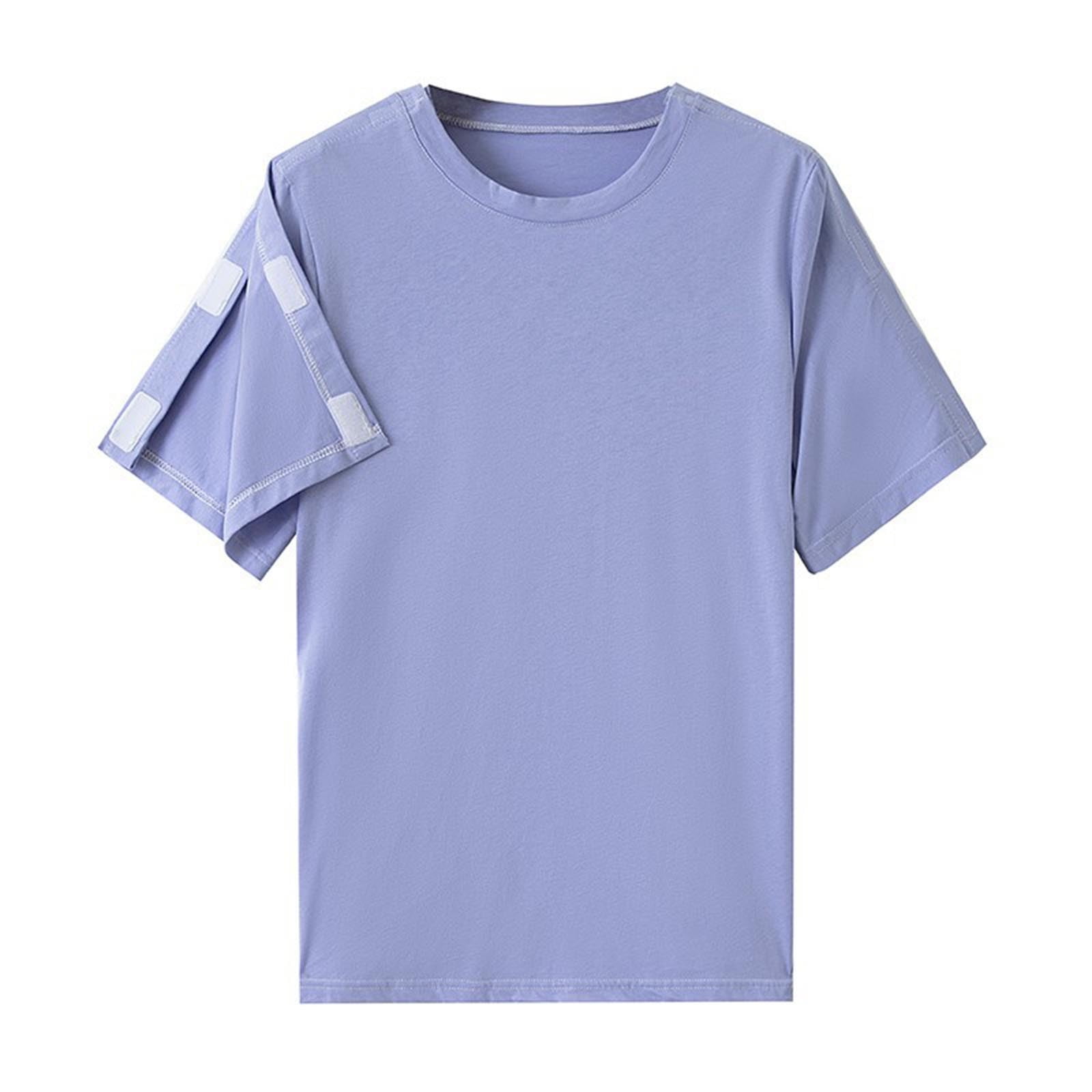 Xfvqtps Post Shoulder Surgery Recovery Tops with Magnetic Buttons for ...