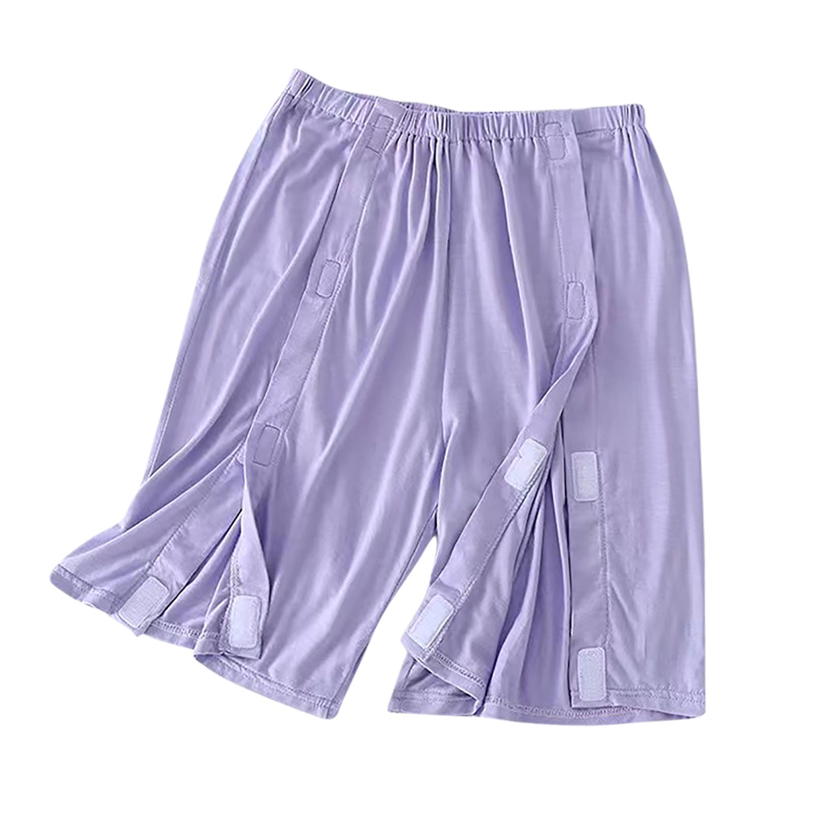 Xfvqtps Tear Away Pants for Women Easy Open Side Wide Leg Post Surgery ...