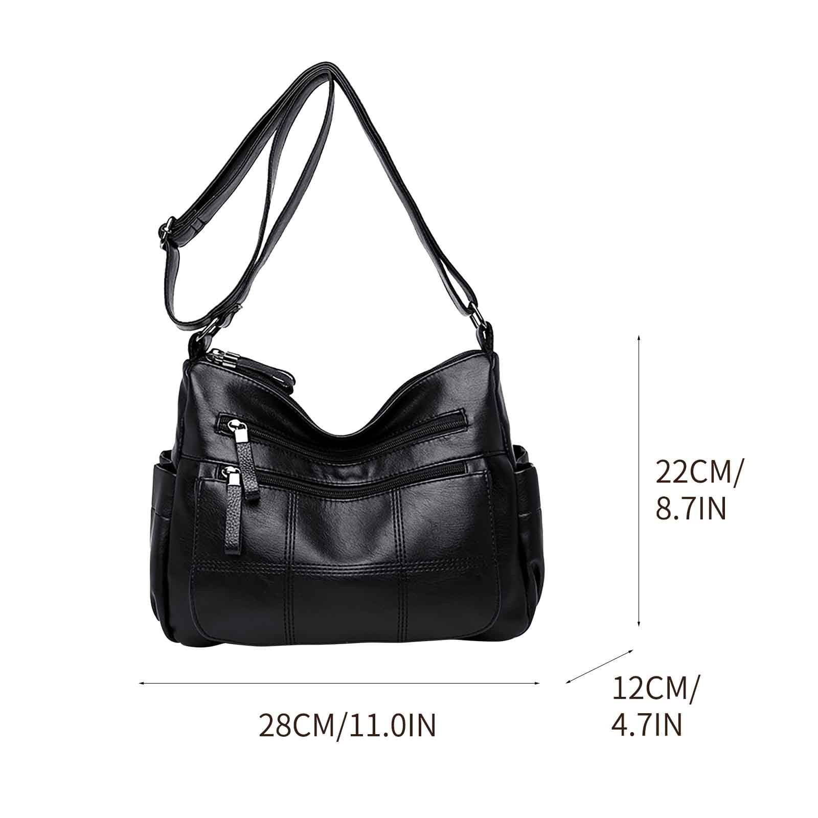Xfvqtps Womens Crossbody Bag Large Capacity Multi Compartment Fashion ...