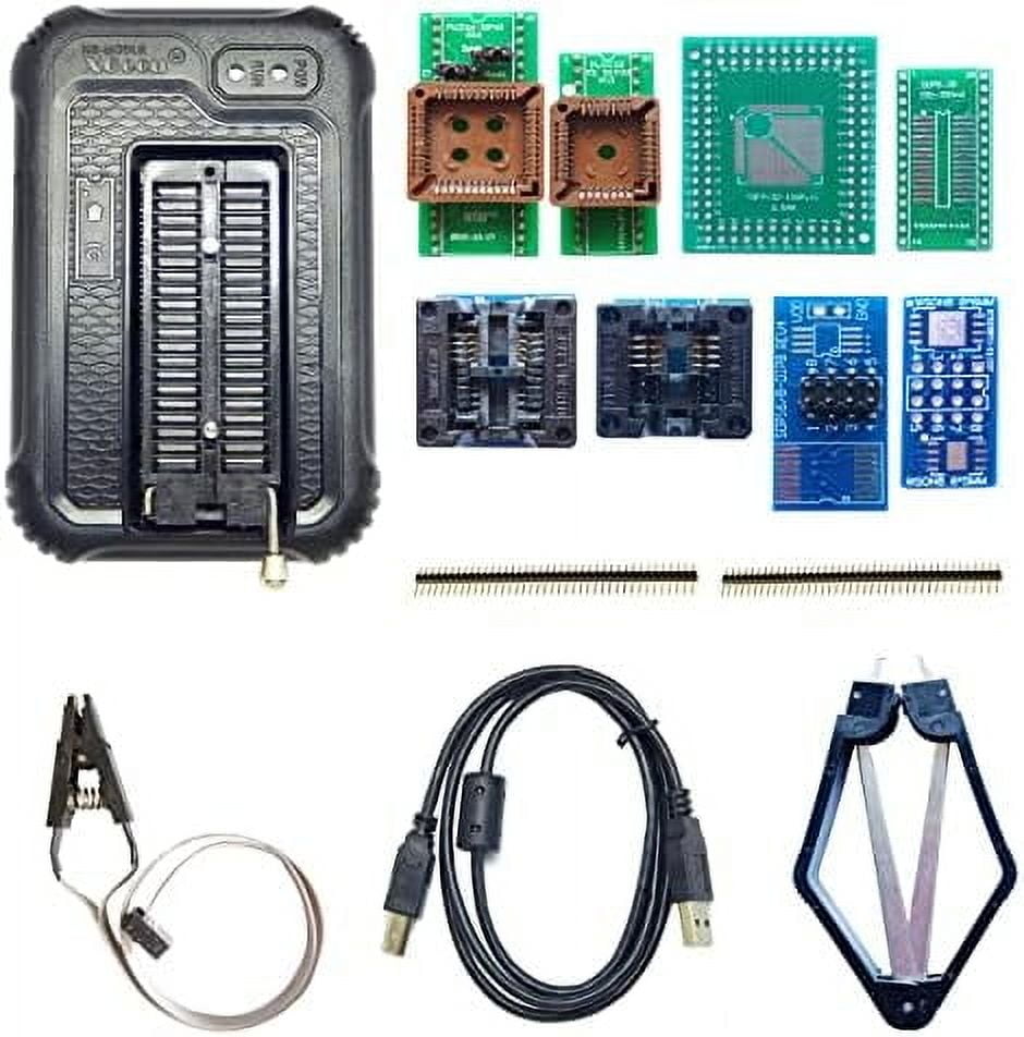 T48 Programmer 8 Adapters Compatible with XGecu T48 USB EPROM Flash BIOS Chip Socket SOP Nand ...