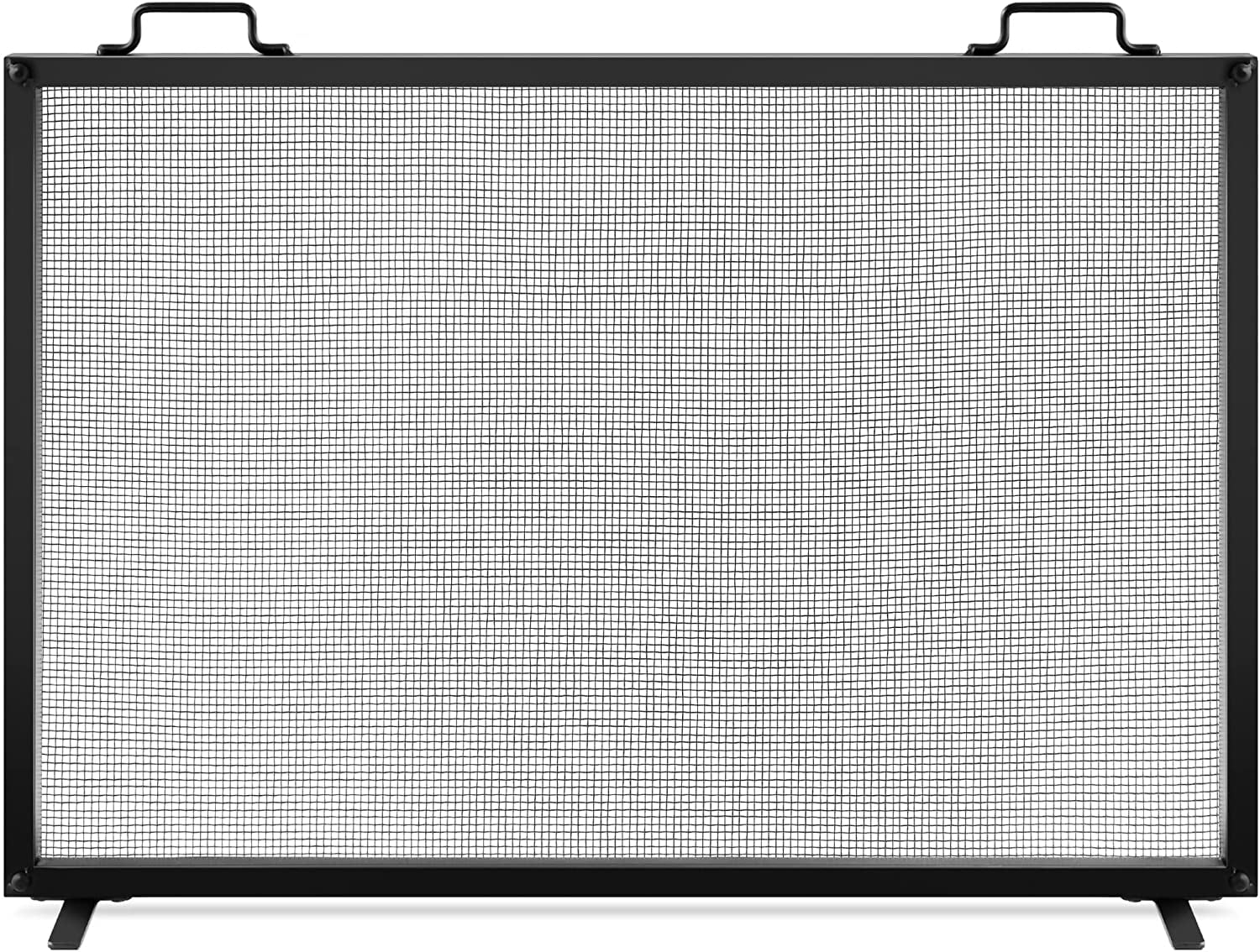 XgoodX 38x27in Single Panel Fireplace Screen Handcrafted Steel Mesh ...
