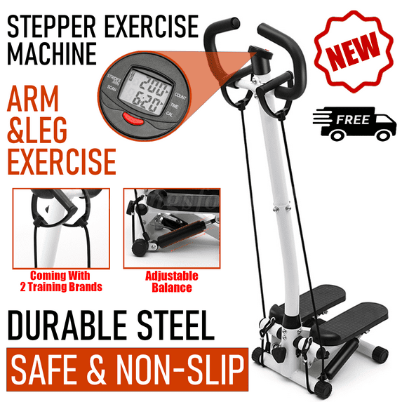 XgoodX Exercise Stair Stepper Machine LCD Monitor Workout Stair Climber ...