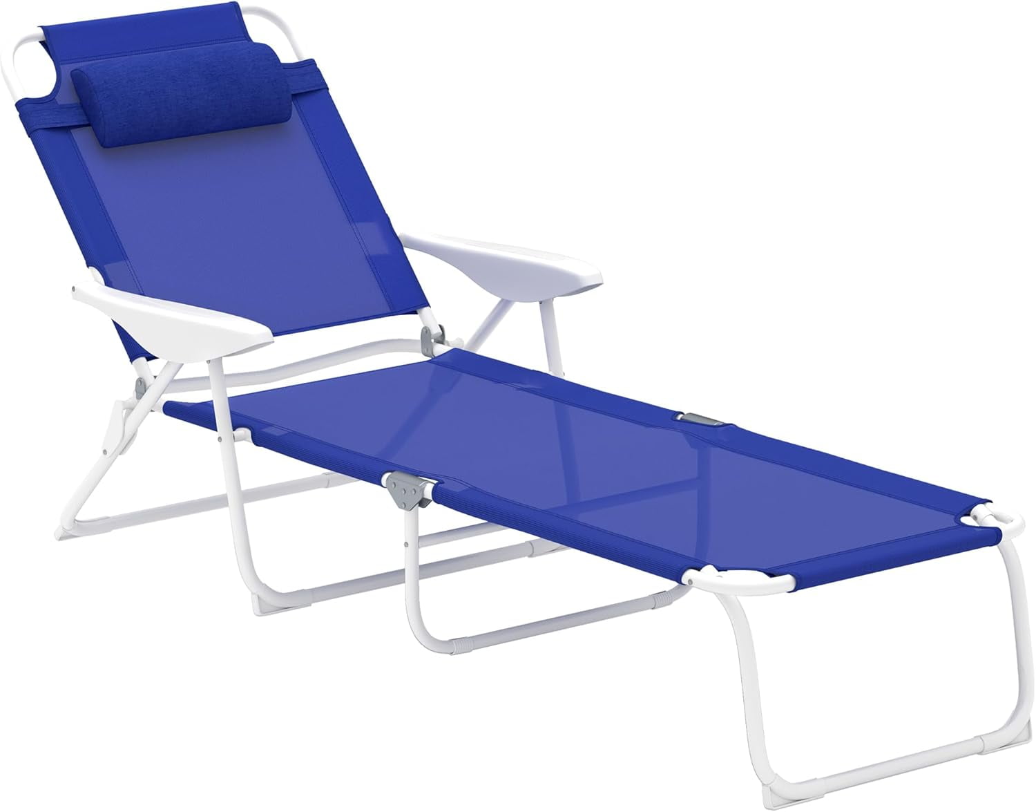 XgoodX Folding Lounge Chair, Portable Outdoor Chaise Lounge, Sun ...