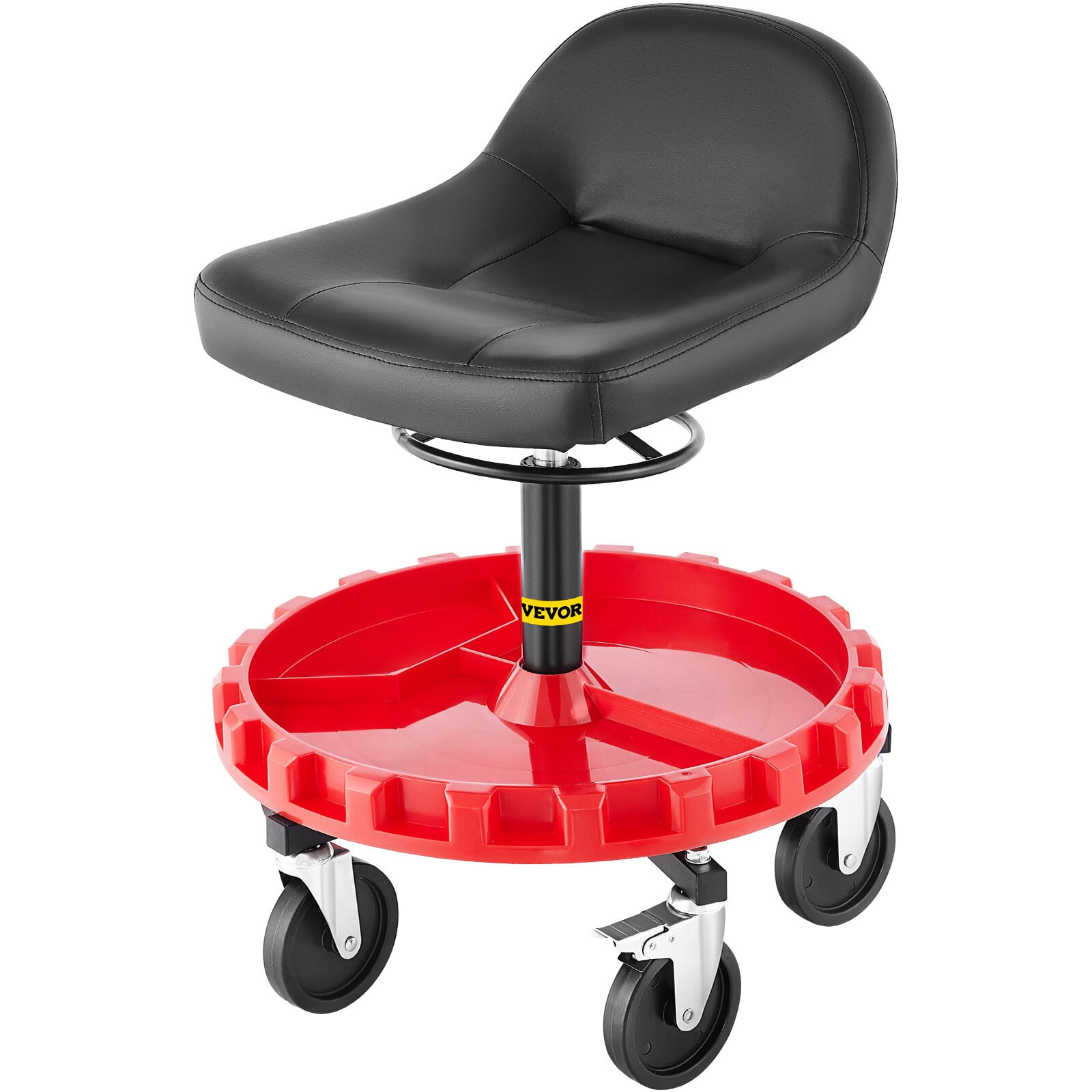XgoodX Rolling Shop Stool 300 LBS Mechanic Garage Stool 18-23" Work ...