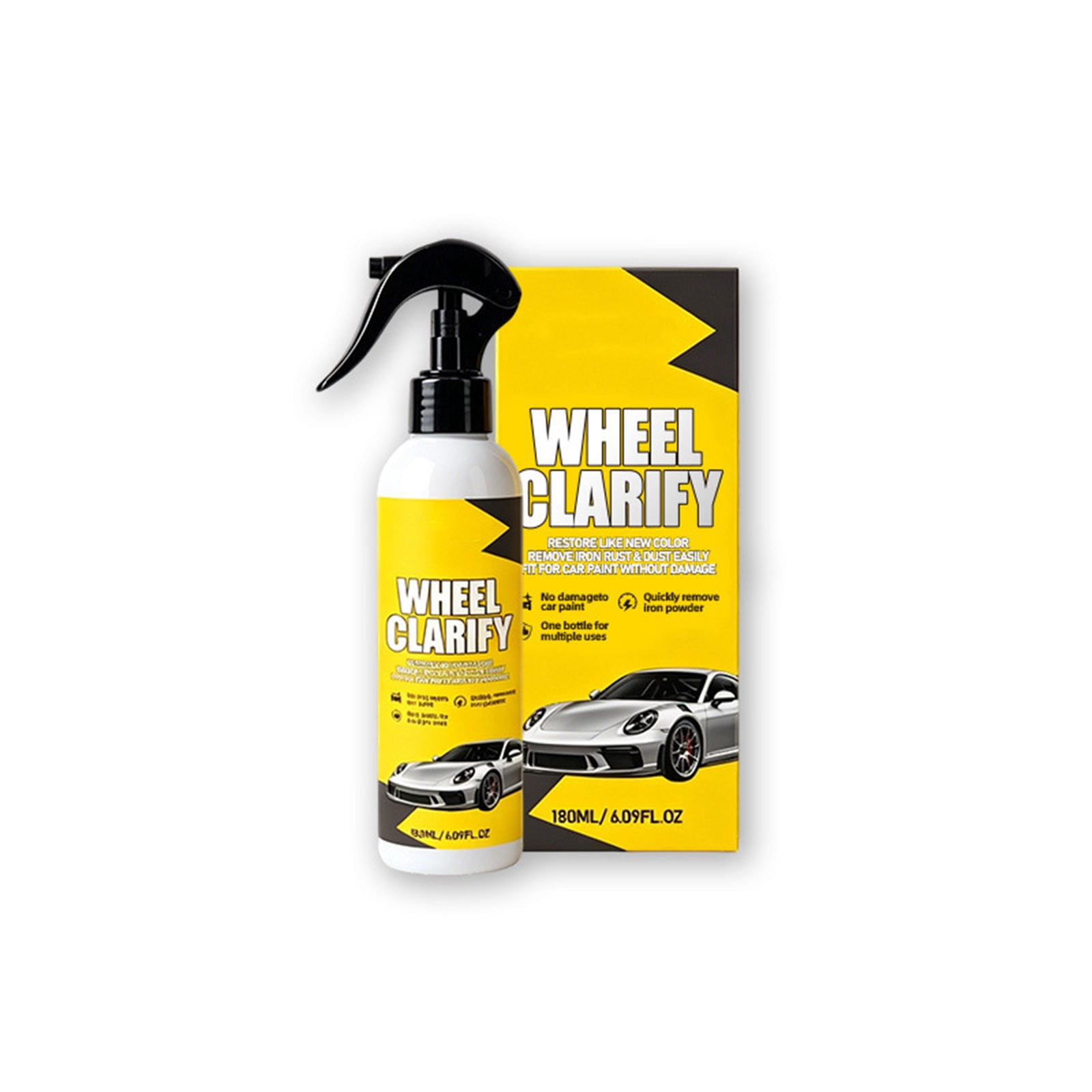 Xhegex 180ml Wheel Iron Remover Spray - Quickly Dissolve Brake Dust ...
