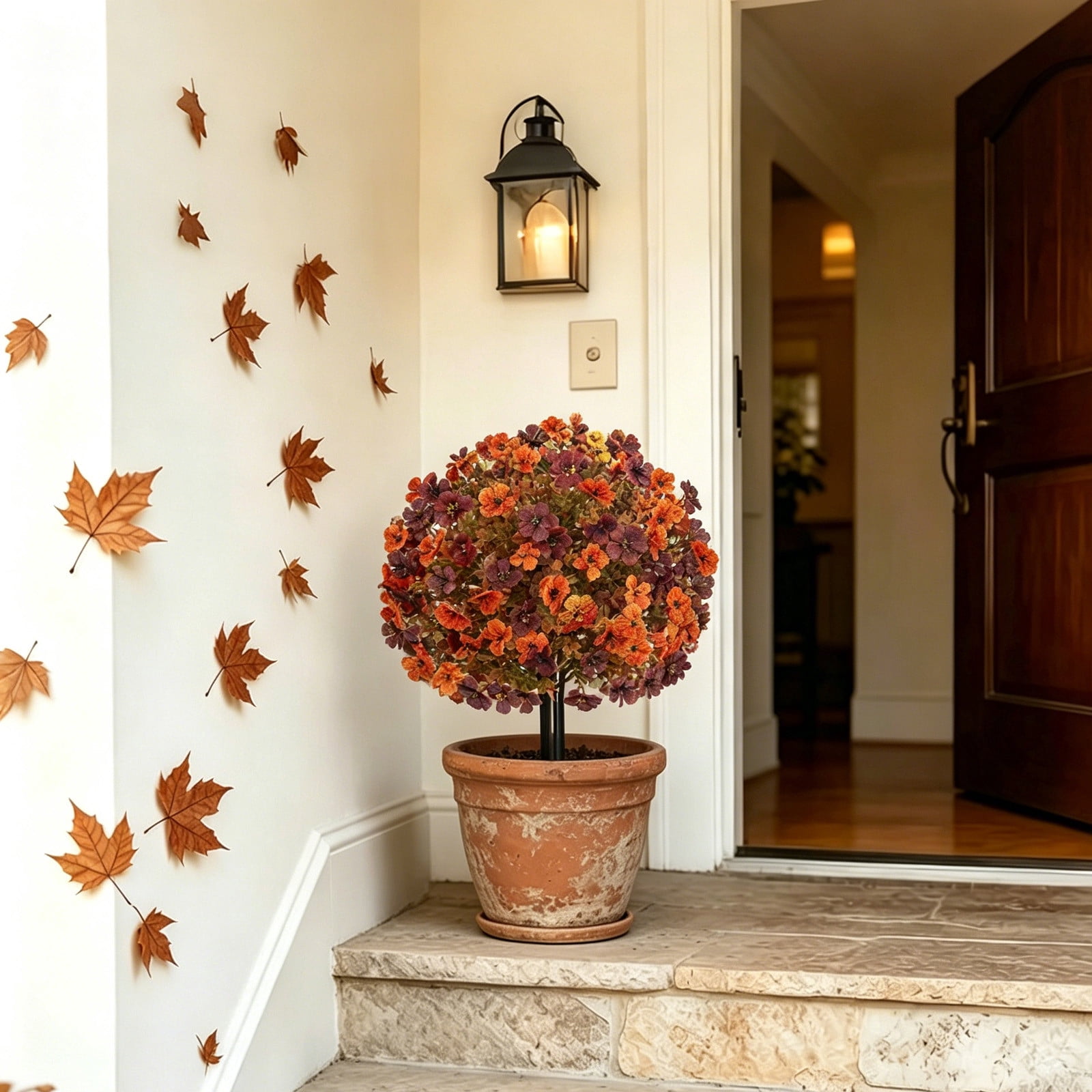 Xhegex Realistic Artificial Flower Tree for Home and Garden Decor ...