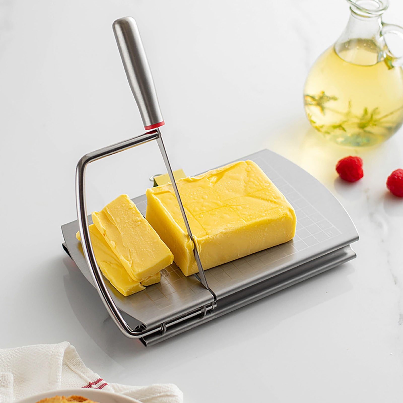 Xhegex Stainless Steel Chipper with Scale, Cutting Table Cheese ...