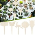 Xheghe Wooden Plant Labels for Gardening – Reusable and Easy-to-Clean ...