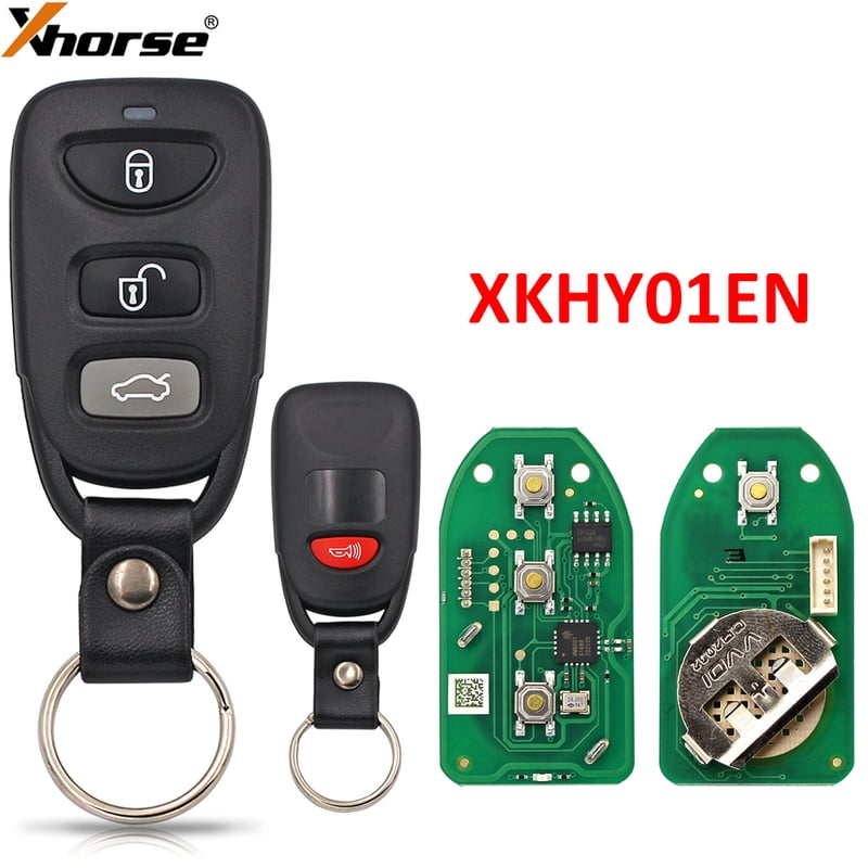 Xhorse XKHY00EN / XKHY01EN 3/4 Button XK Series Universal Wire Remote ...
