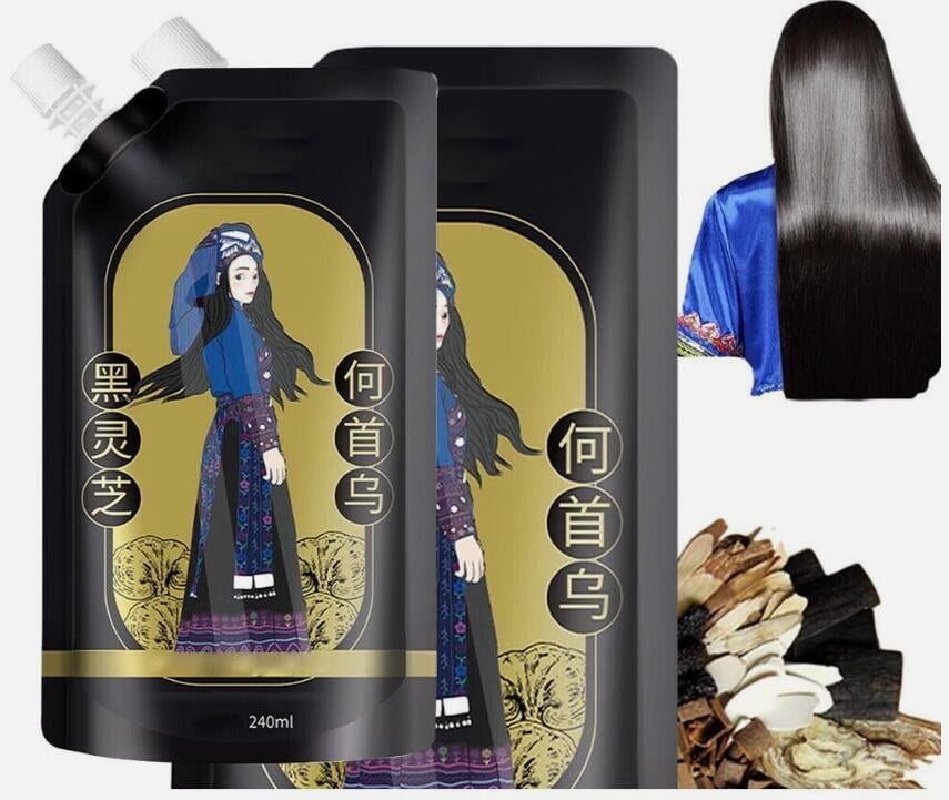 Xhy 2 Pack Ginger Plant Extract Anti-Hair Loss Hair Shampoo Polygonum ...