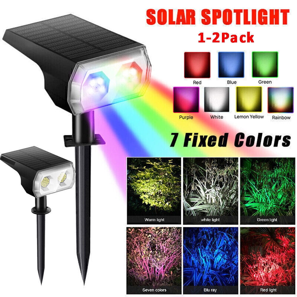 Xhy 2 Pack Solar Outdoor Lights Power Torch Light Flickering Flame ...