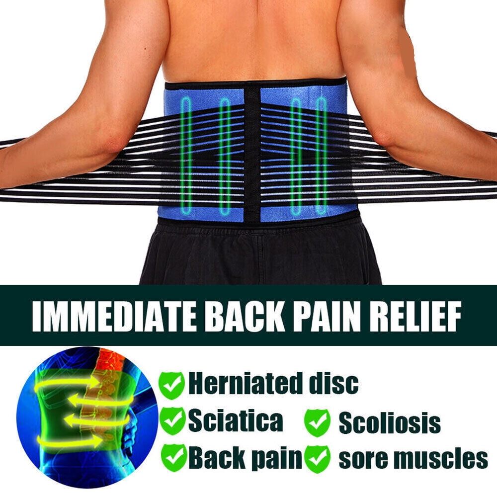 Xhy Back Brace Adjustable Waist Belt Support Brace for Lumbar Lower ...