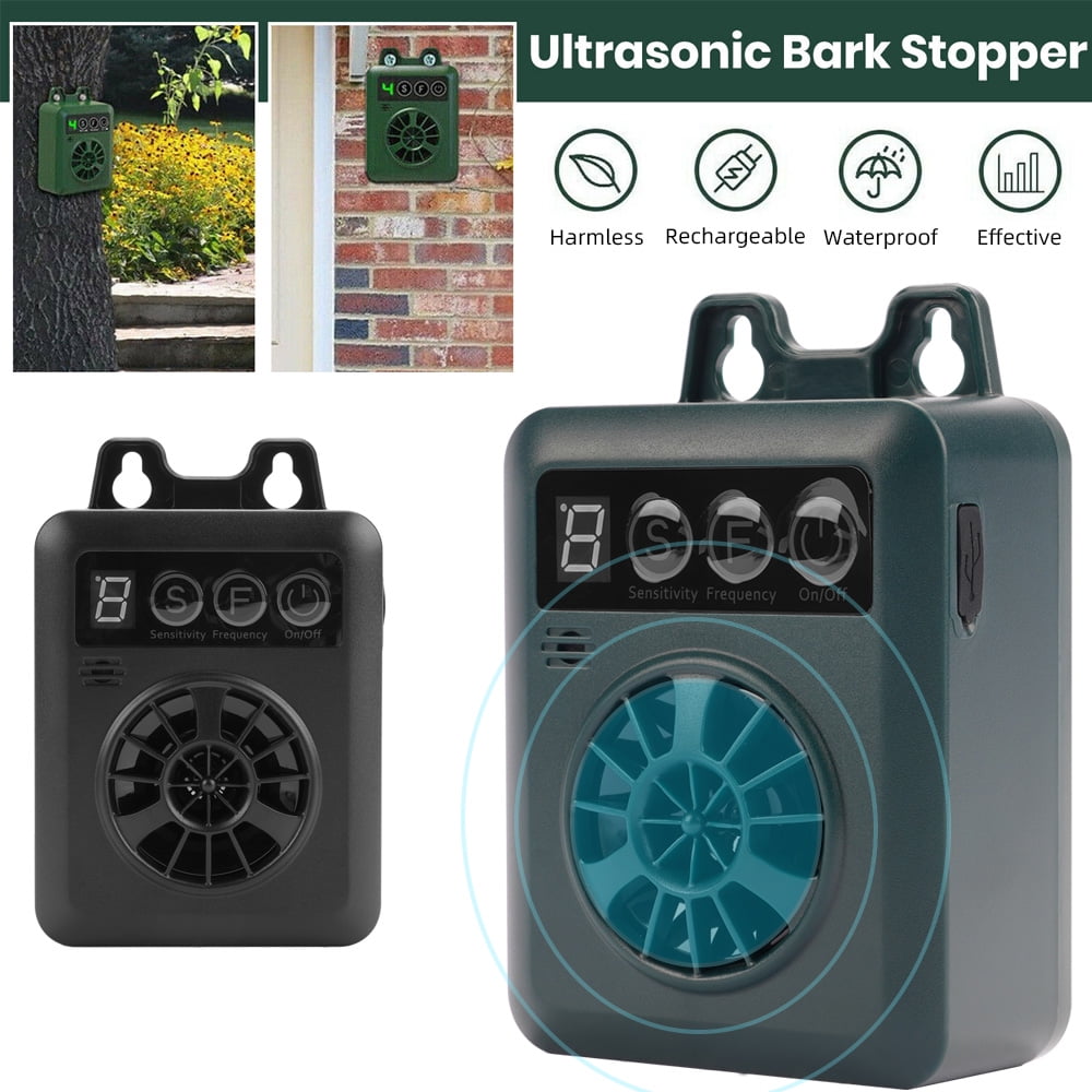 Xhy Dog Bark Control Device Ultrasonic Pet Anti Barking Deterrent Stop ...