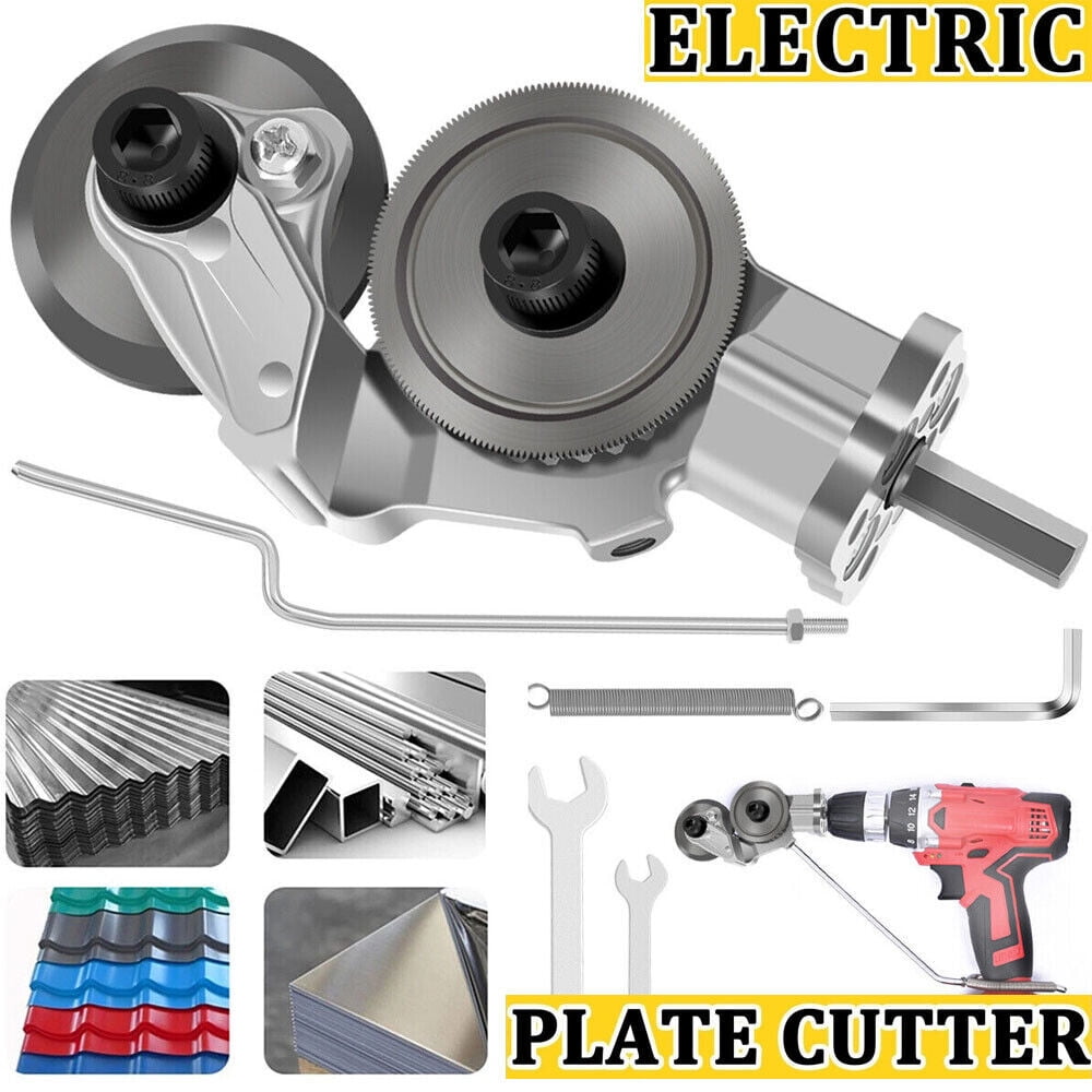 Xhy Electric Drill Plate Cutter Attachment Sheet Metal Cutter Tools ...