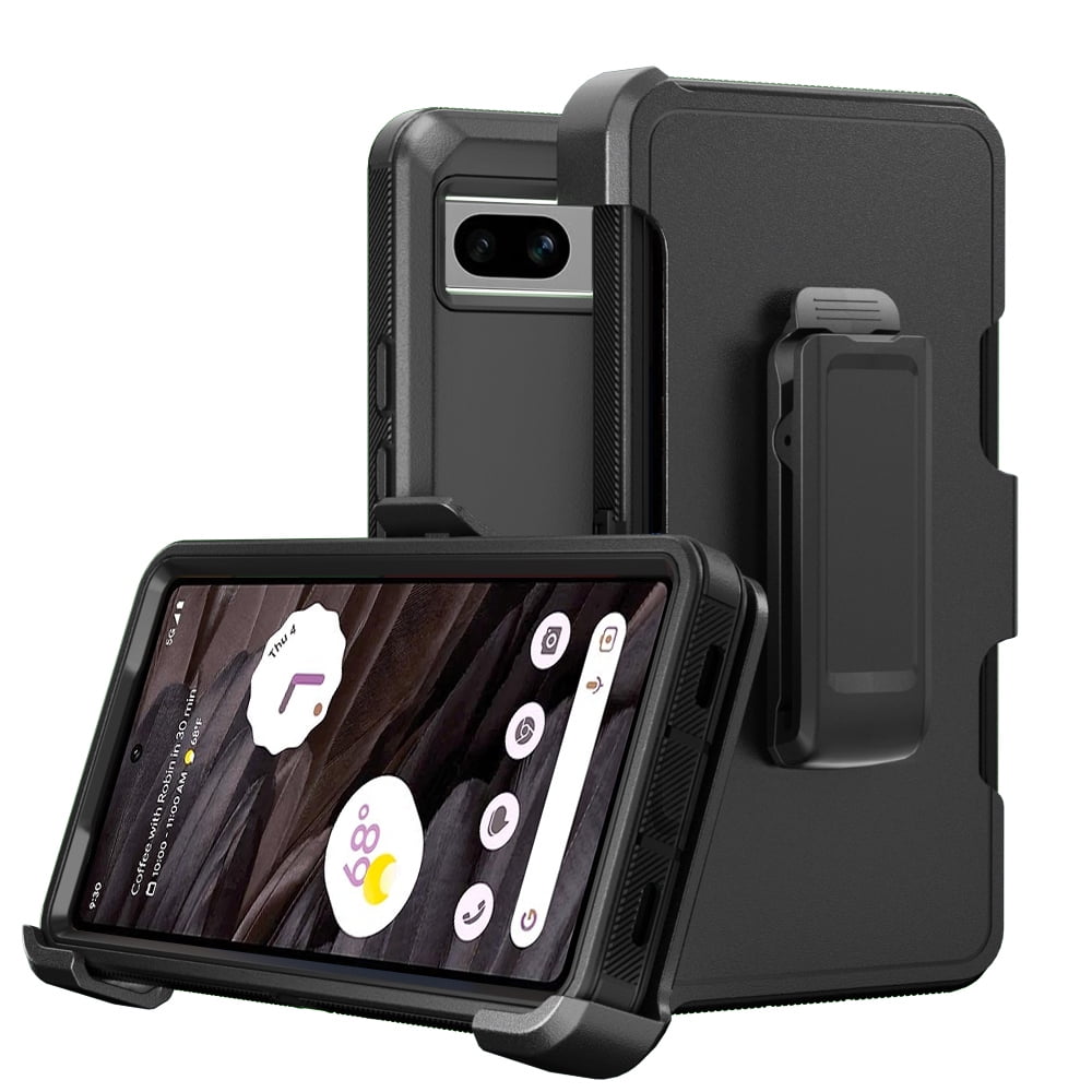 Xhy Google Pixel 7a Case with Belt Clip Holster Military Grade Heavy ...