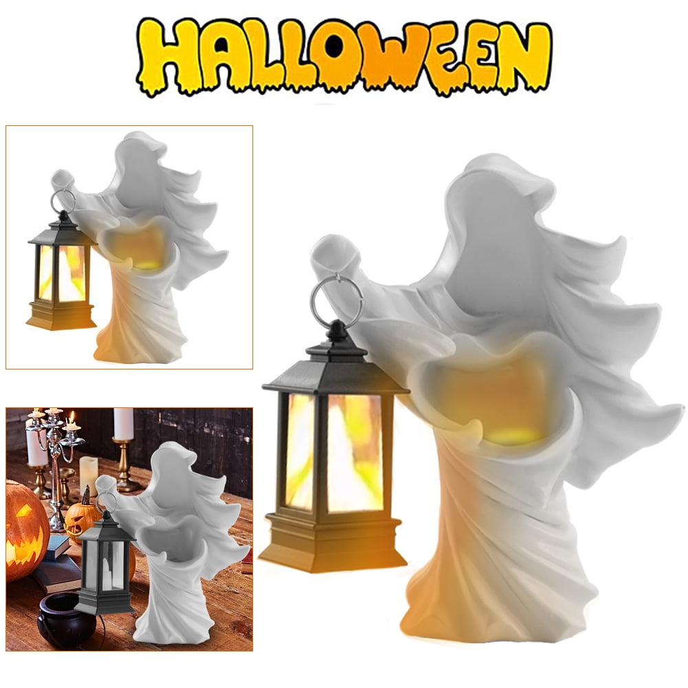 Xhy Halloween Decorations Ghost Sculpture Scary Hell Messenger witch ...