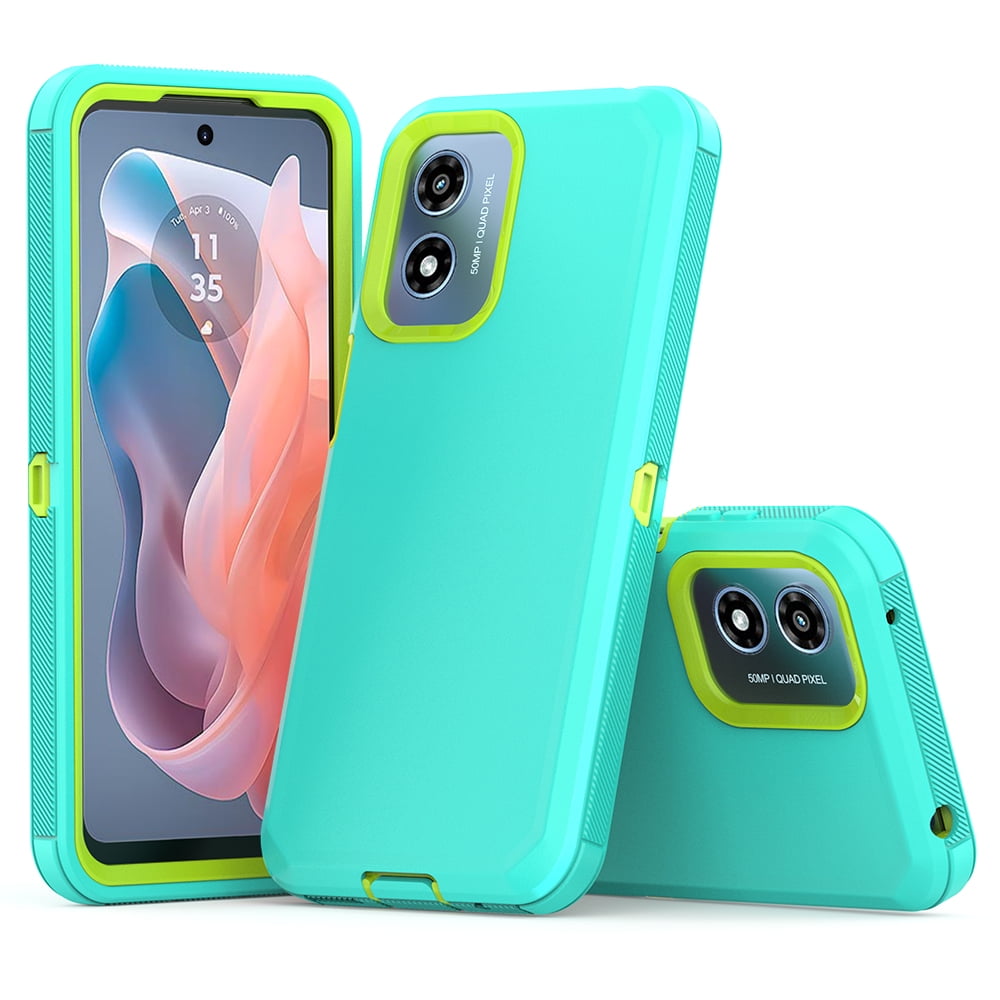 Xhy Moto G Play 2024 Case Military Grade Heavy Duty Protection 3 in 1 ...
