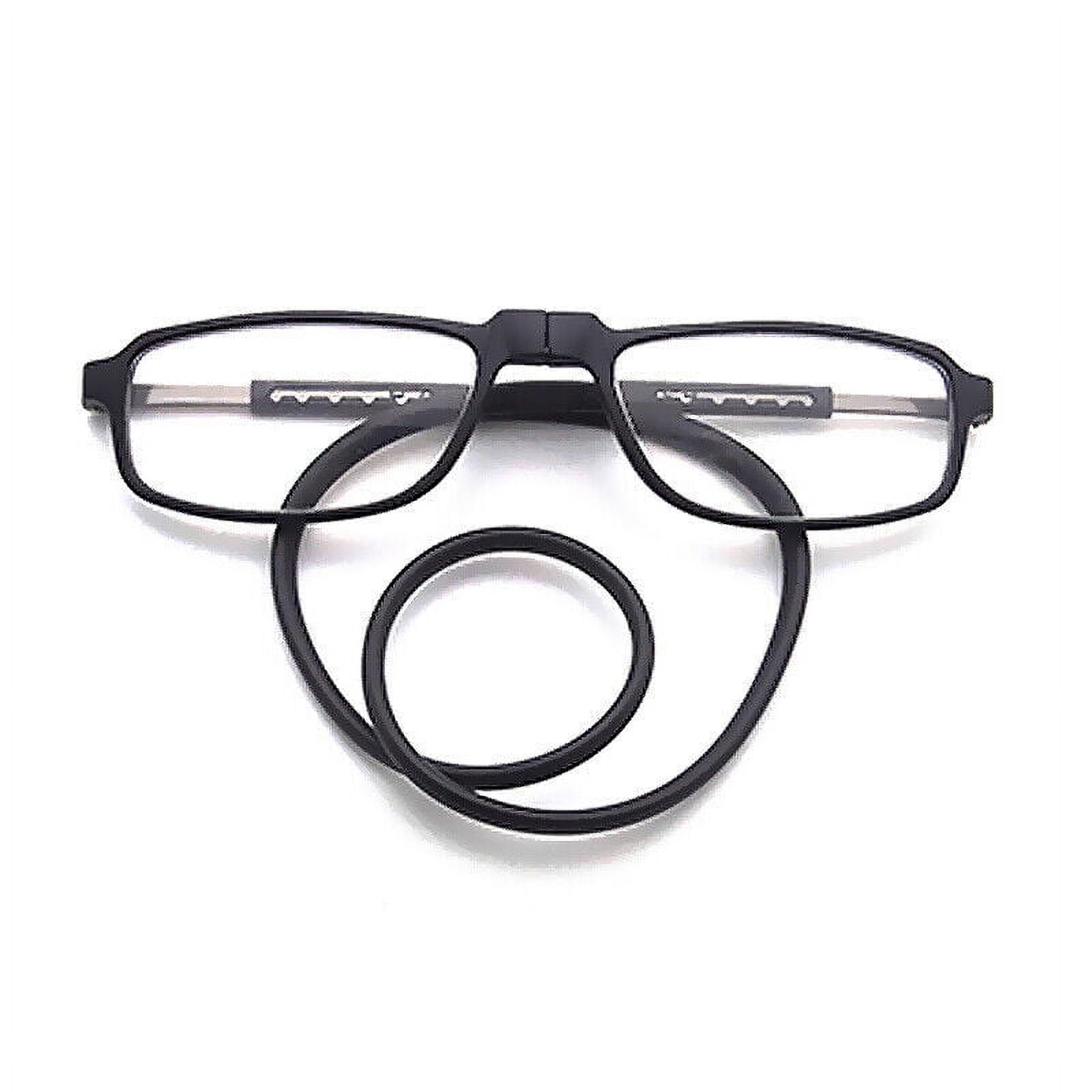 Xhy Reading Glasses Hanging Folding Magnetic Front Click Connect Neck ...