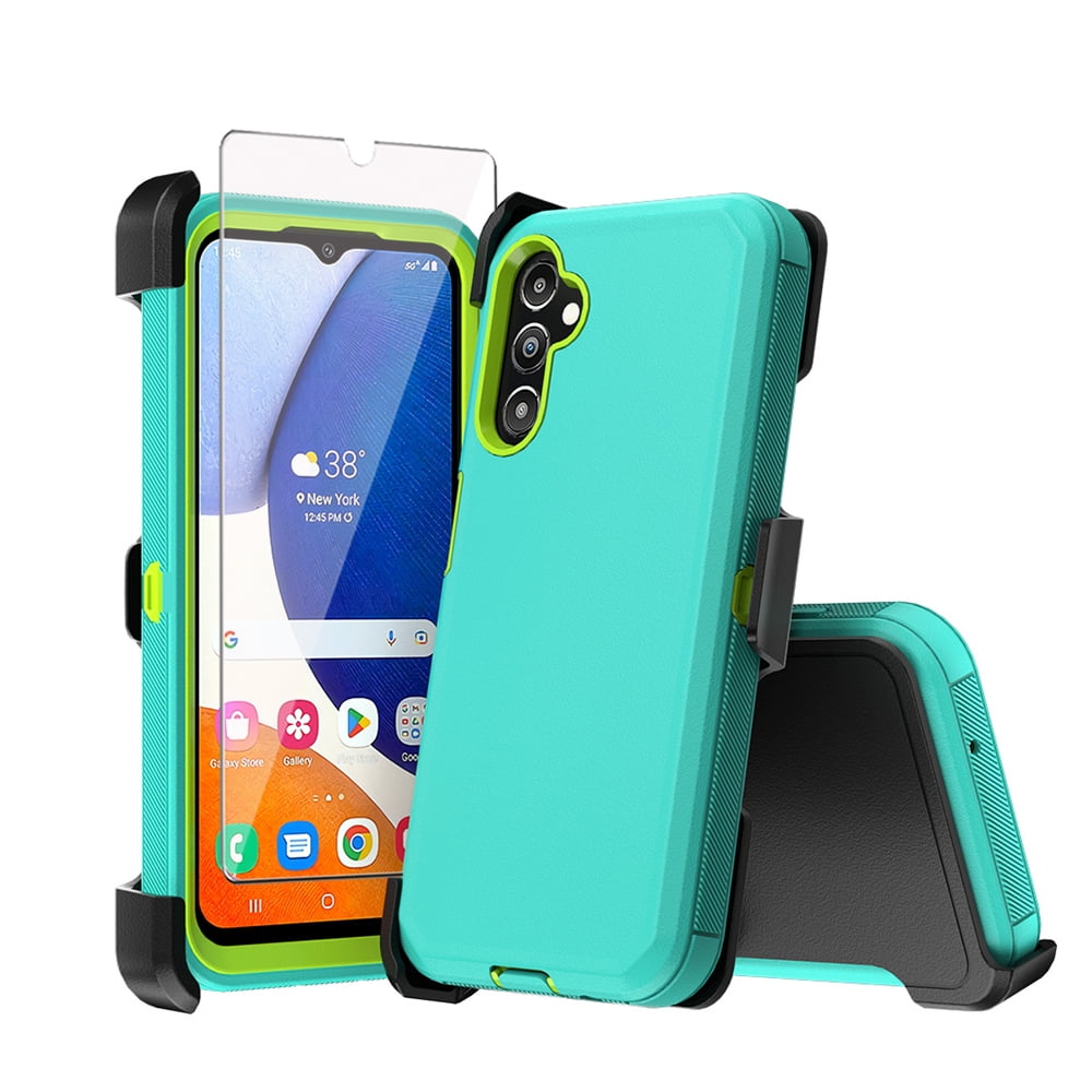 Xhy Samsung Galaxy A35 5G Case with Belt Clip Holster and Screen Protector Military Grade ...