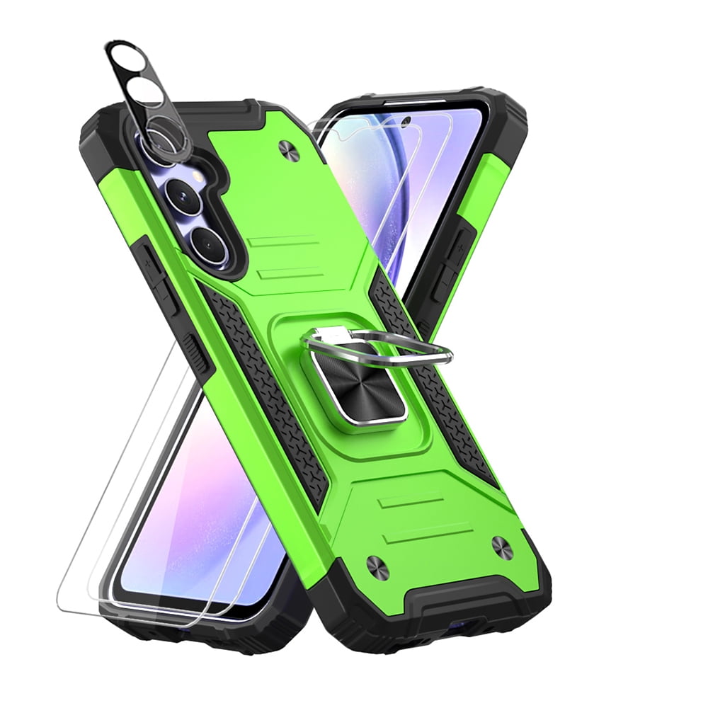 Xhy Samsung Galaxy A54 5G Case with Screen and Lens Protector and ...
