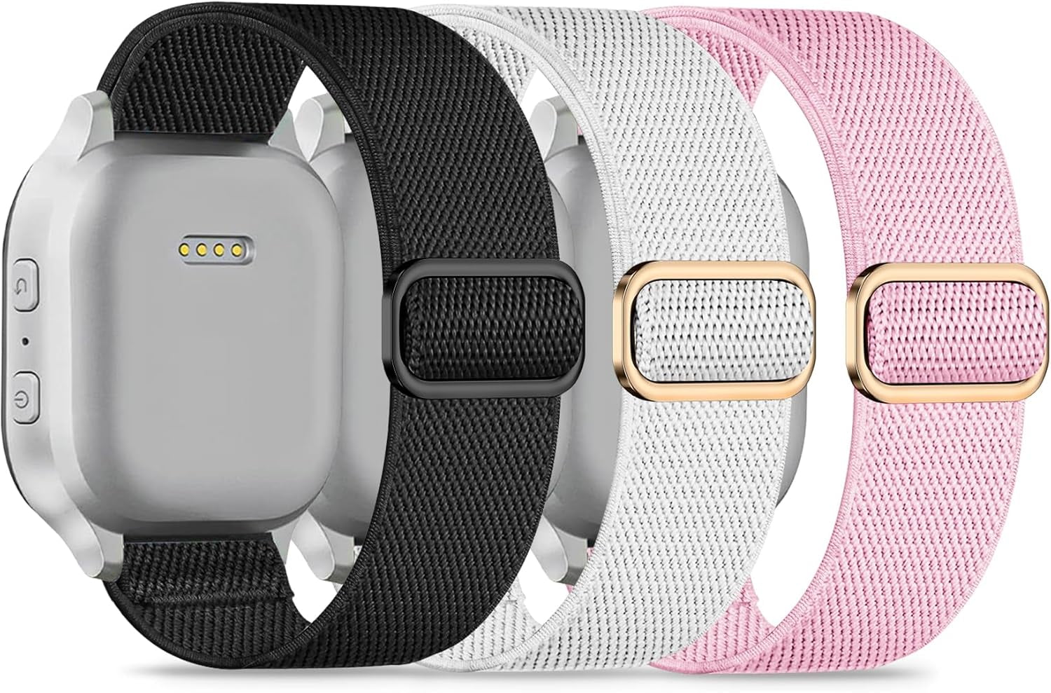 XiHAMA 3 Pack Stretchy Nylon Compatible with Gizmo Watch Adventrue 3 3 ...