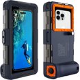 XiHAMA Professional Waterproof Diving Case for Snorkeling, 15M/50FT ...