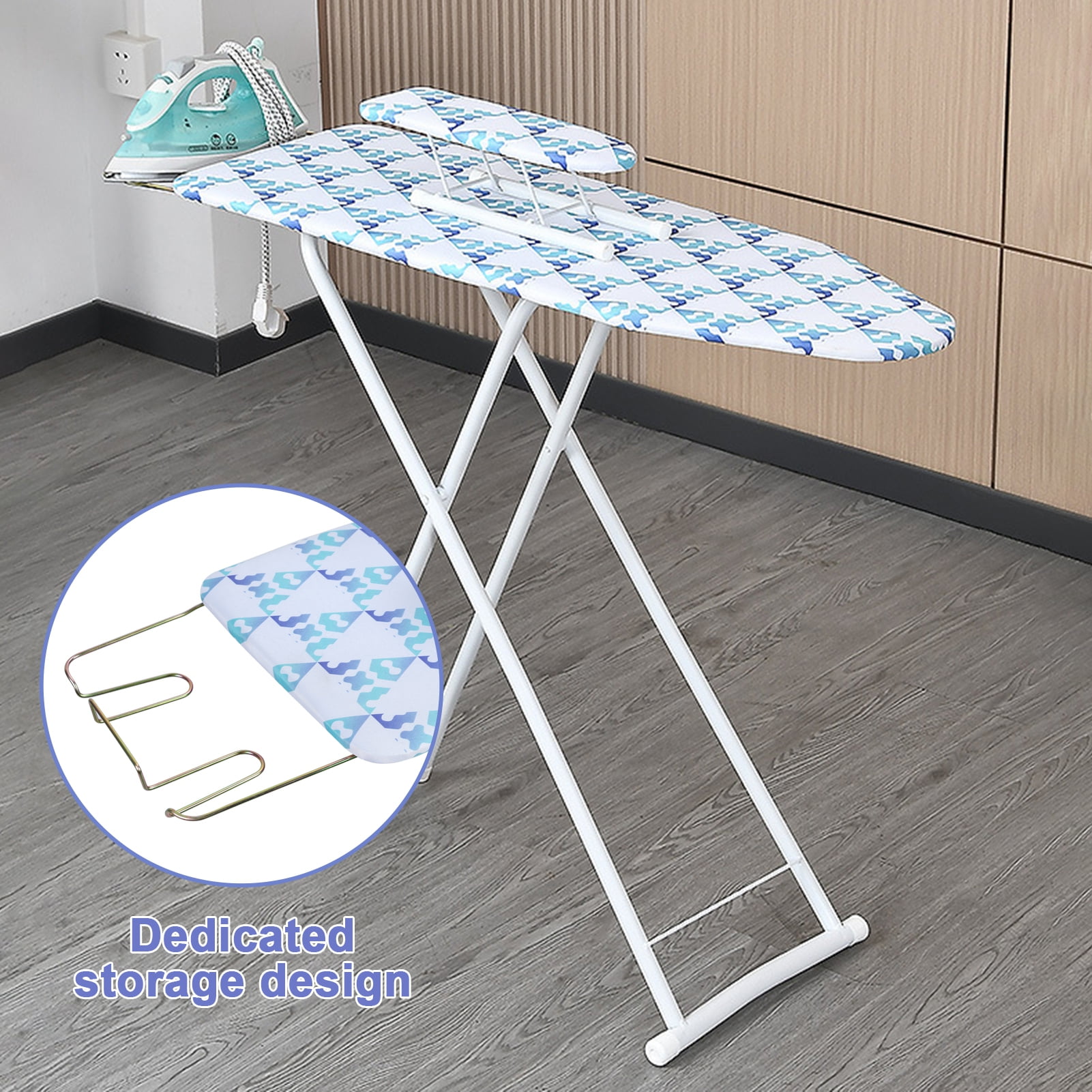 XiHe 42" Ironing Boards, Full-Size Foldable Ironing Board, Foldable ...