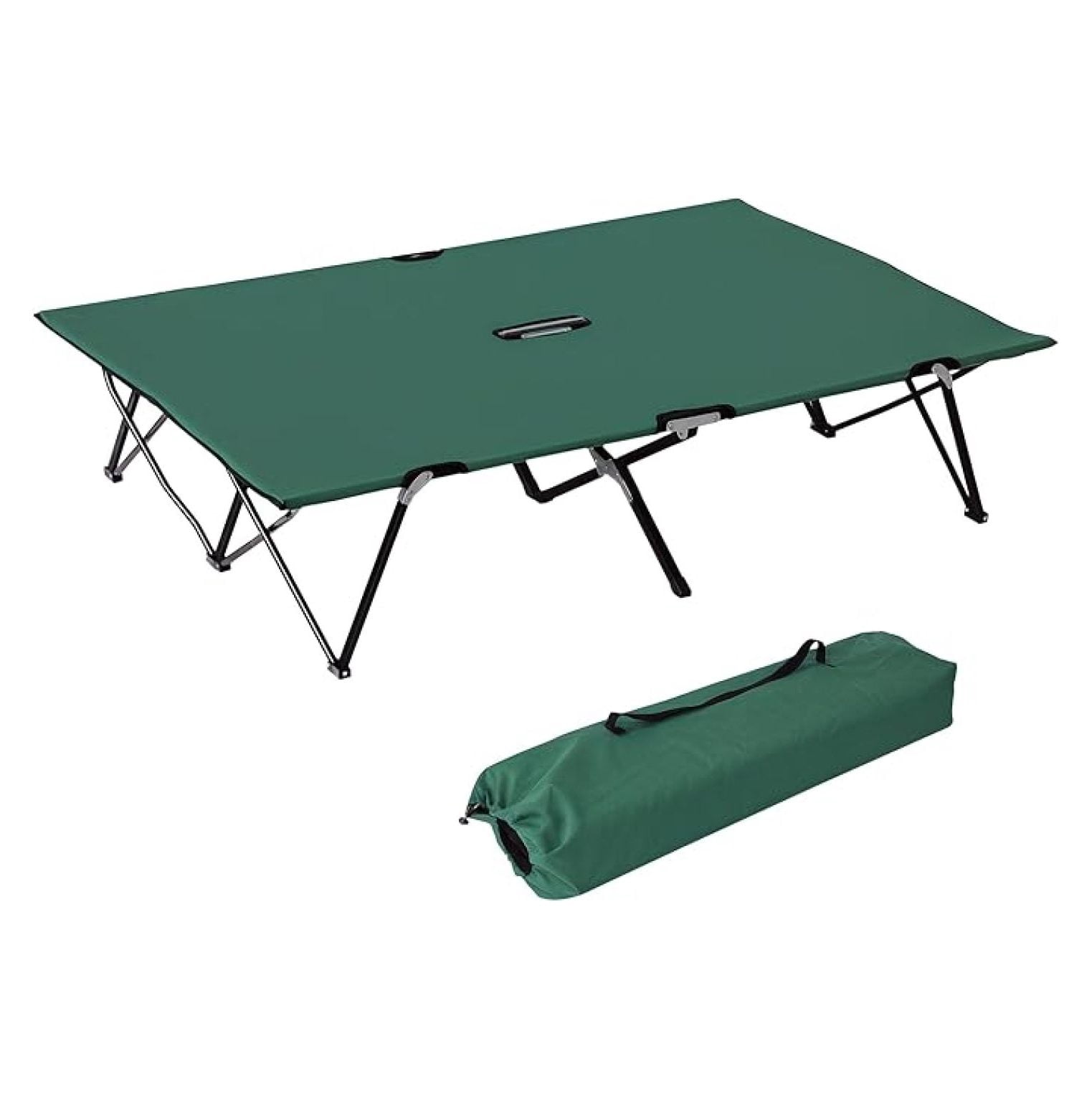 XiHuaZhaoChen 2 Person Folding Camping Cot for Adults, 50" Extra Wide ...