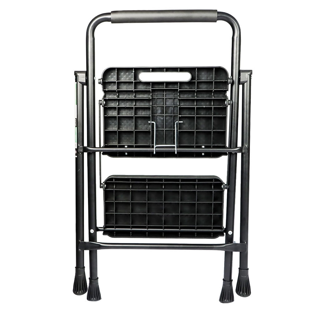 XiHuaZhaoChen 2 Step Ladder, Folding Step Stool with Handgrip and Anti ...