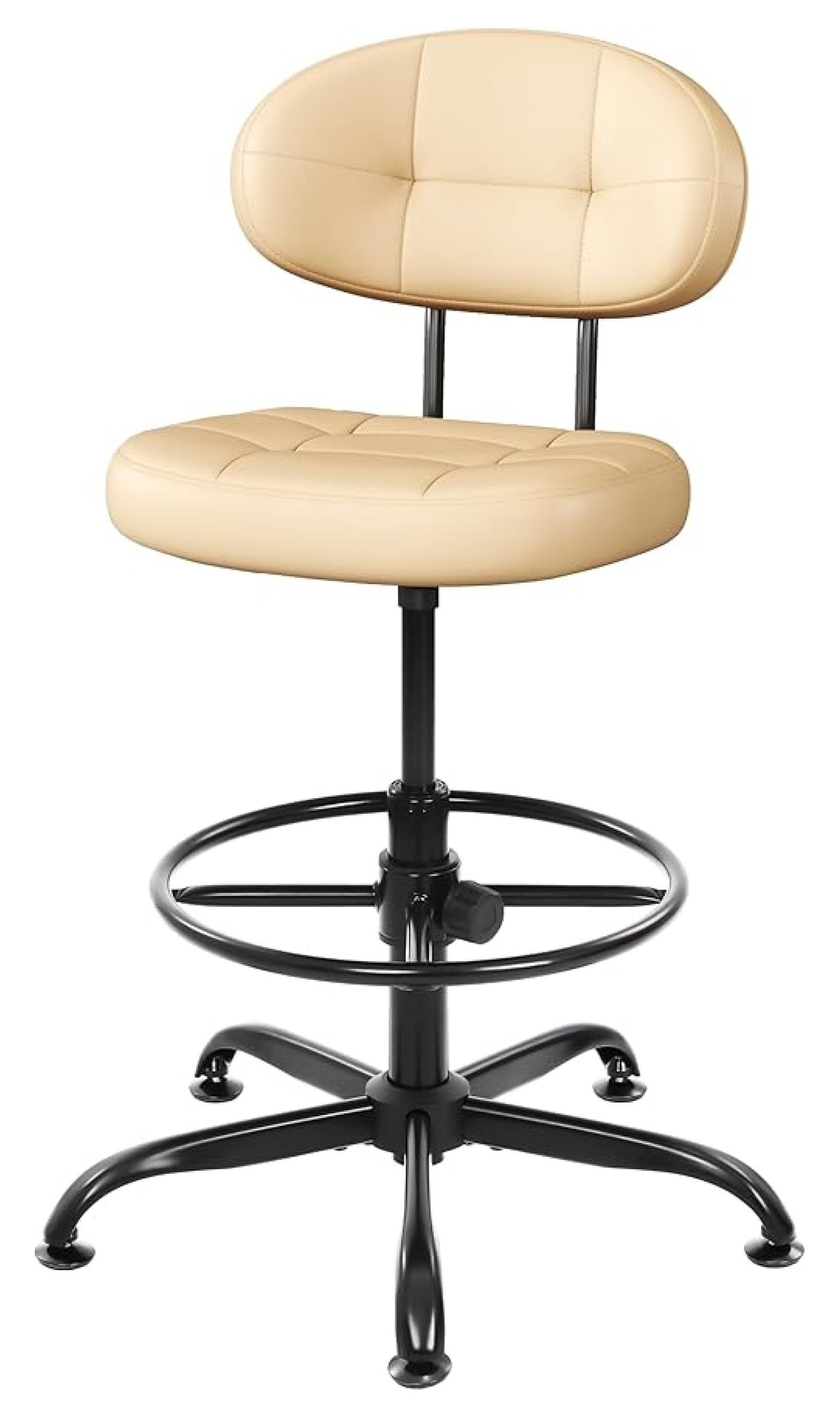XiHuaZhaoChen Armless Drafting Chair, Tall Office Chair no Wheels with ...