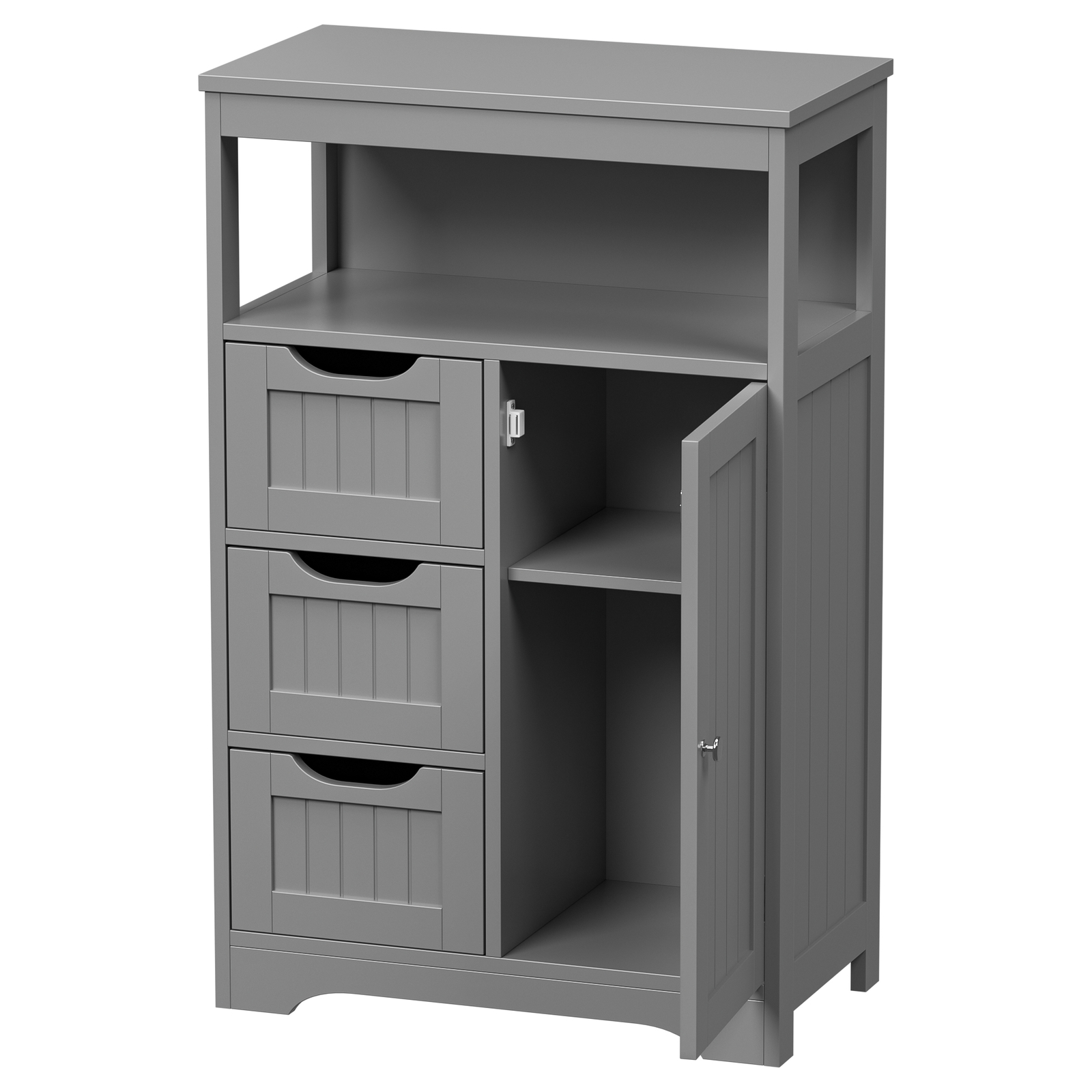 XiHuaZhaoChen Bathroom Floor Cabinet, Freestanding Storage Organizer ...