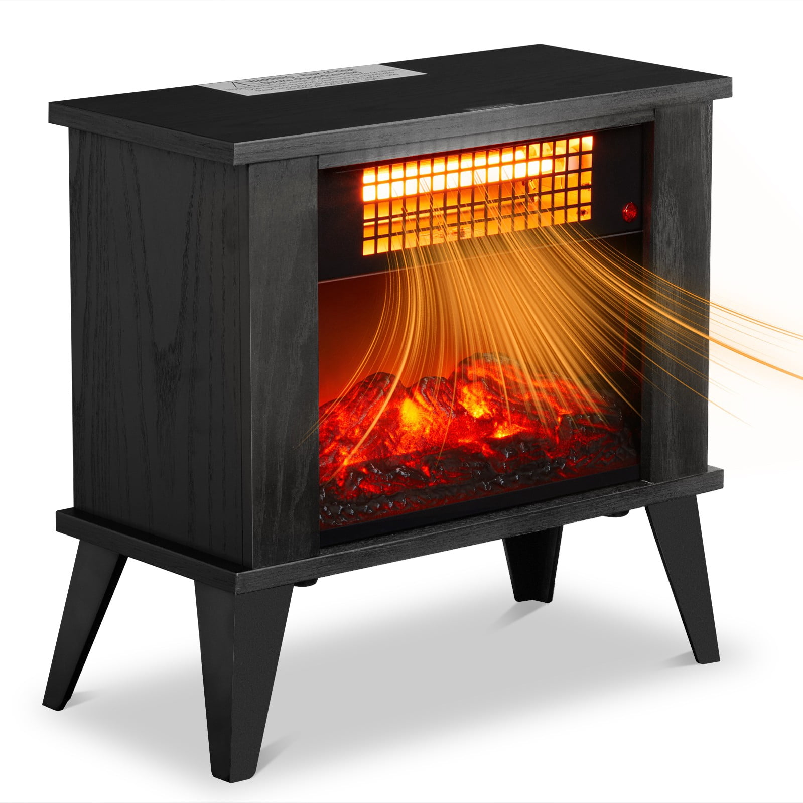 XiHuaZhaoChen Electric Fireplace Stove, Freestanding Electric Space ...