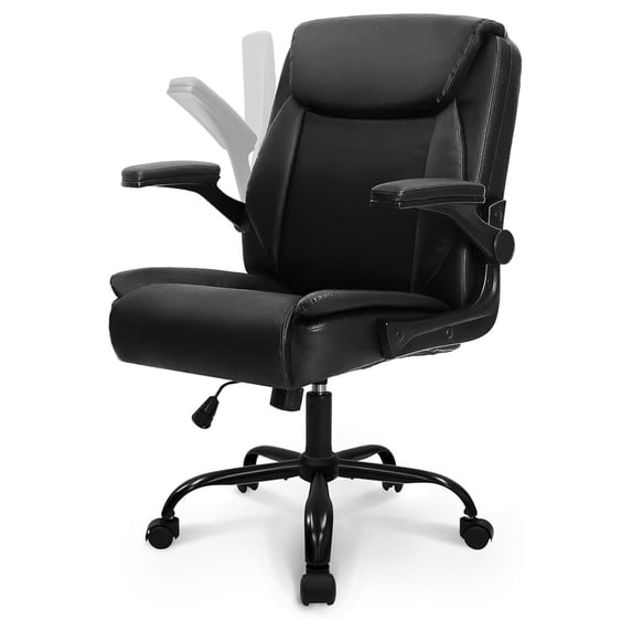 XiHuaZhaoChen Office Desk Computer Chair Ergonomic Executive Mid-Back ...