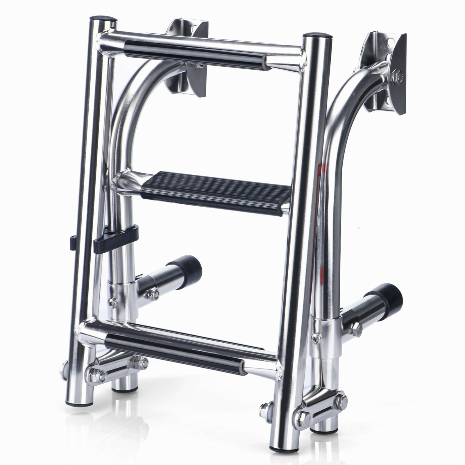 XiHuaZhaoChen Steel Folding Boat Boarding Ladder for Pontoon,2+1 Steps ...