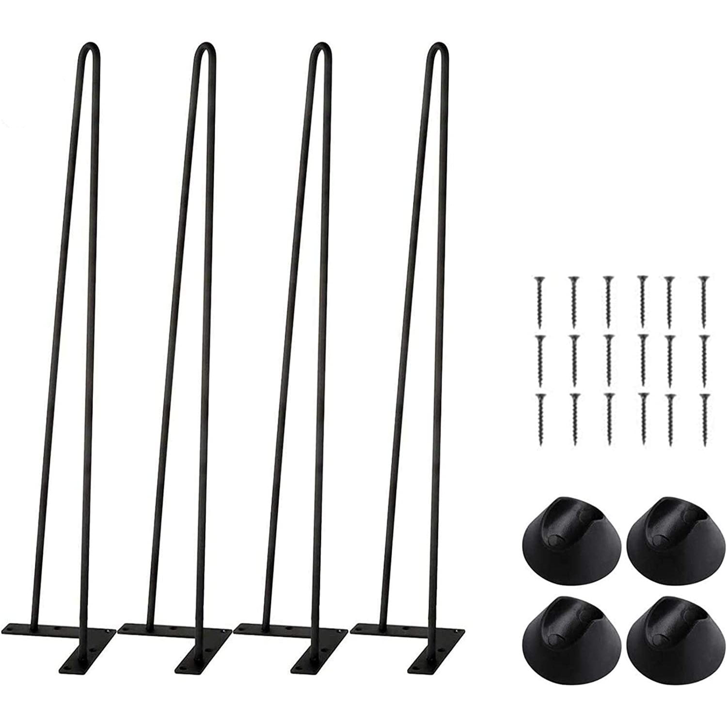 XiKe 30 Inch Hairpin Legs Metal Table Legs Coffee Furniture Legs Set of ...