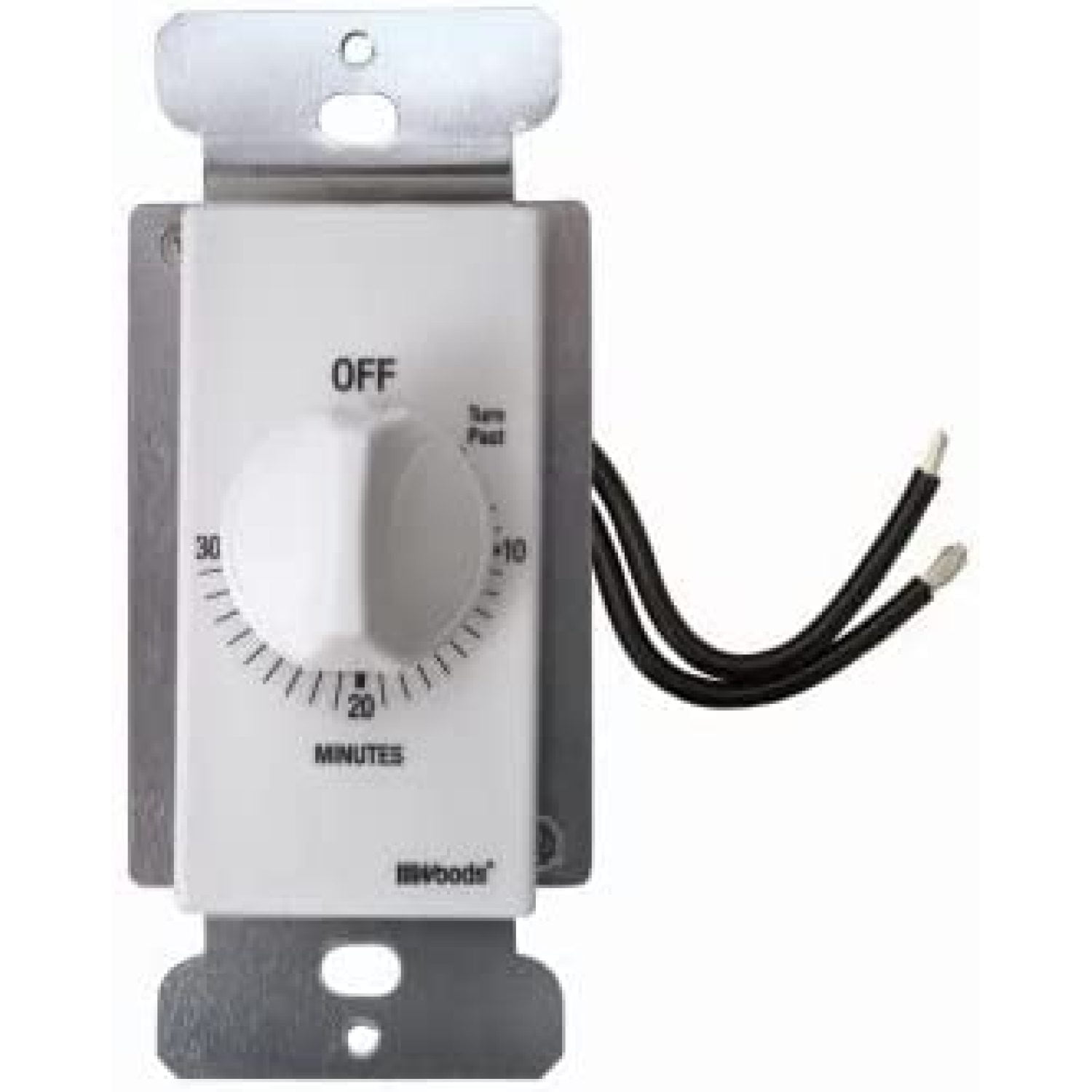 XiKe 59714 In-Wall 30 Minute Spring Wound Timer, White, 30-Minute ...