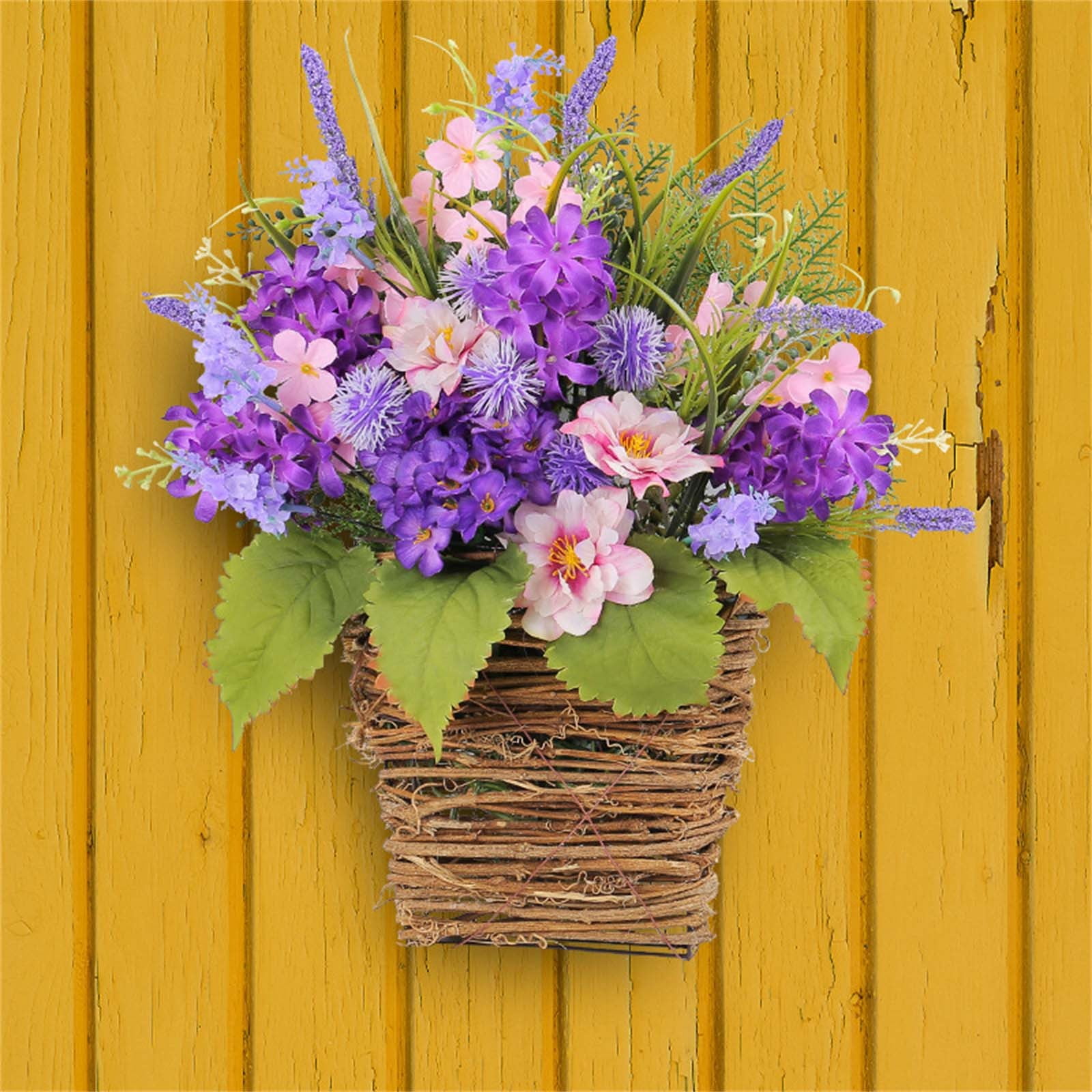 XiLanHUA Artificial Flowers For Outdoors Mother'S Day Purple Lavender ...