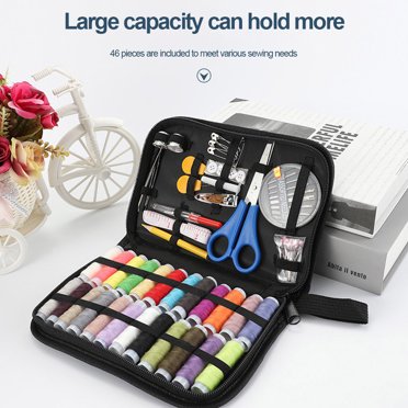 Hand Sewing Blue Travel Kit, 25 Piece - Walmart.com
