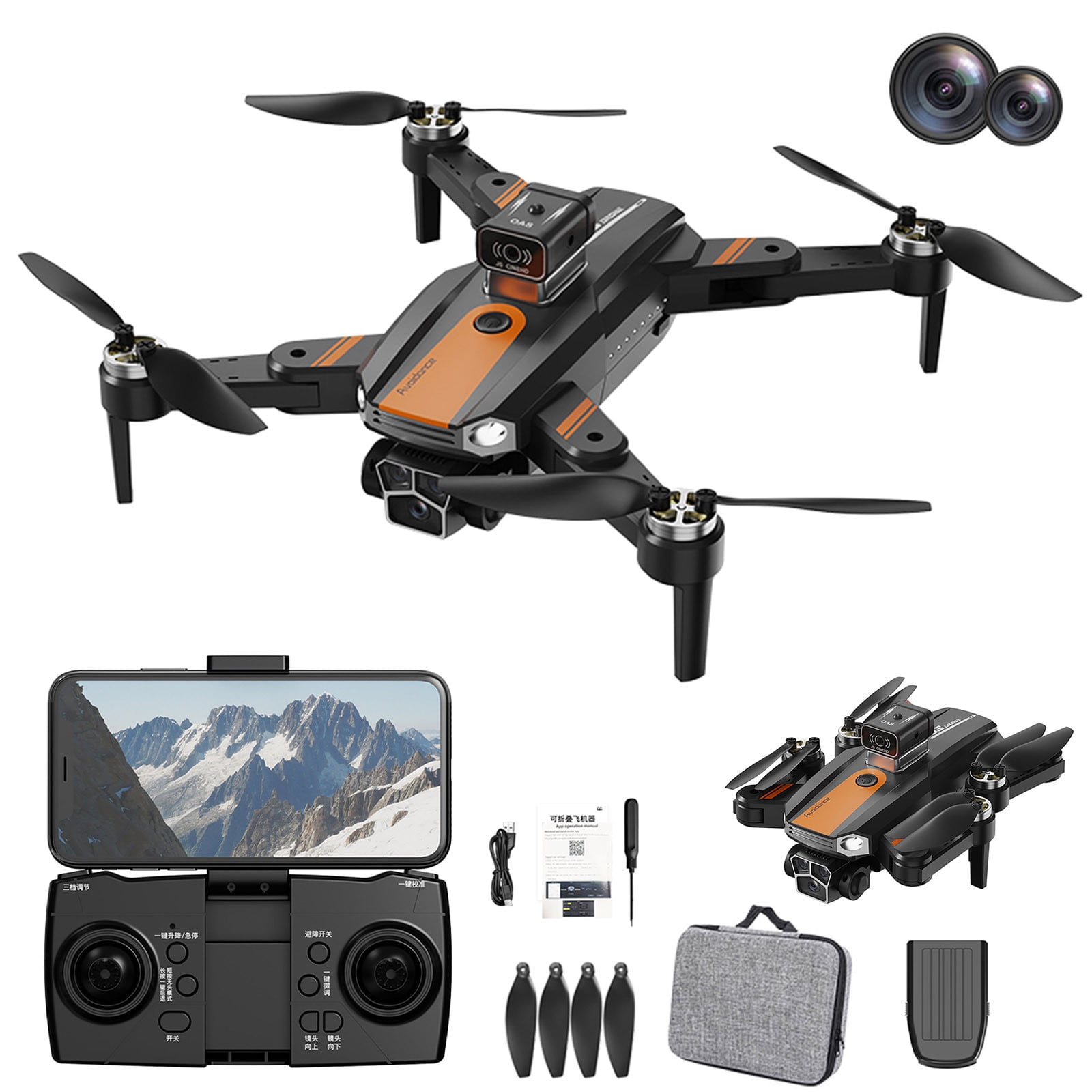 XiYin Drone,Drone with Camera,4K Brushless Motor Drone Aerial ...
